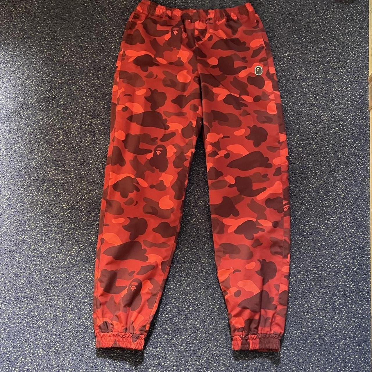 Bape waterproof joggers 100% authentic Size small/... - Depop