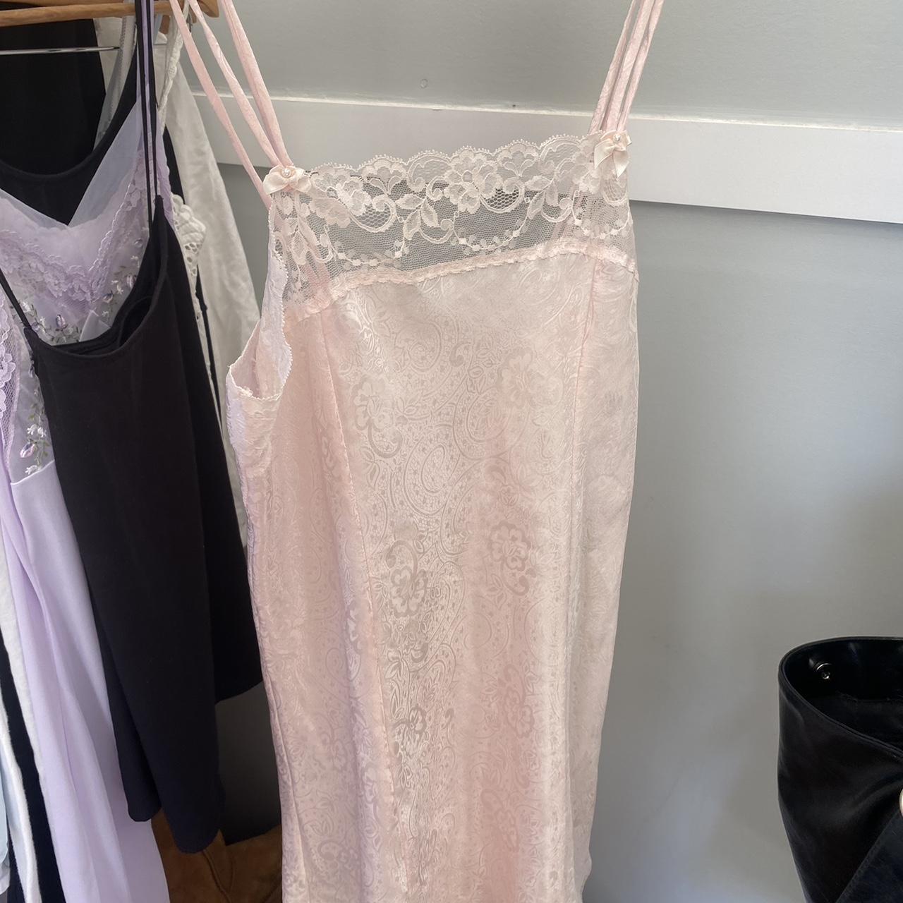 Baby pink mini dress / nightie So beautiful just... | Depop