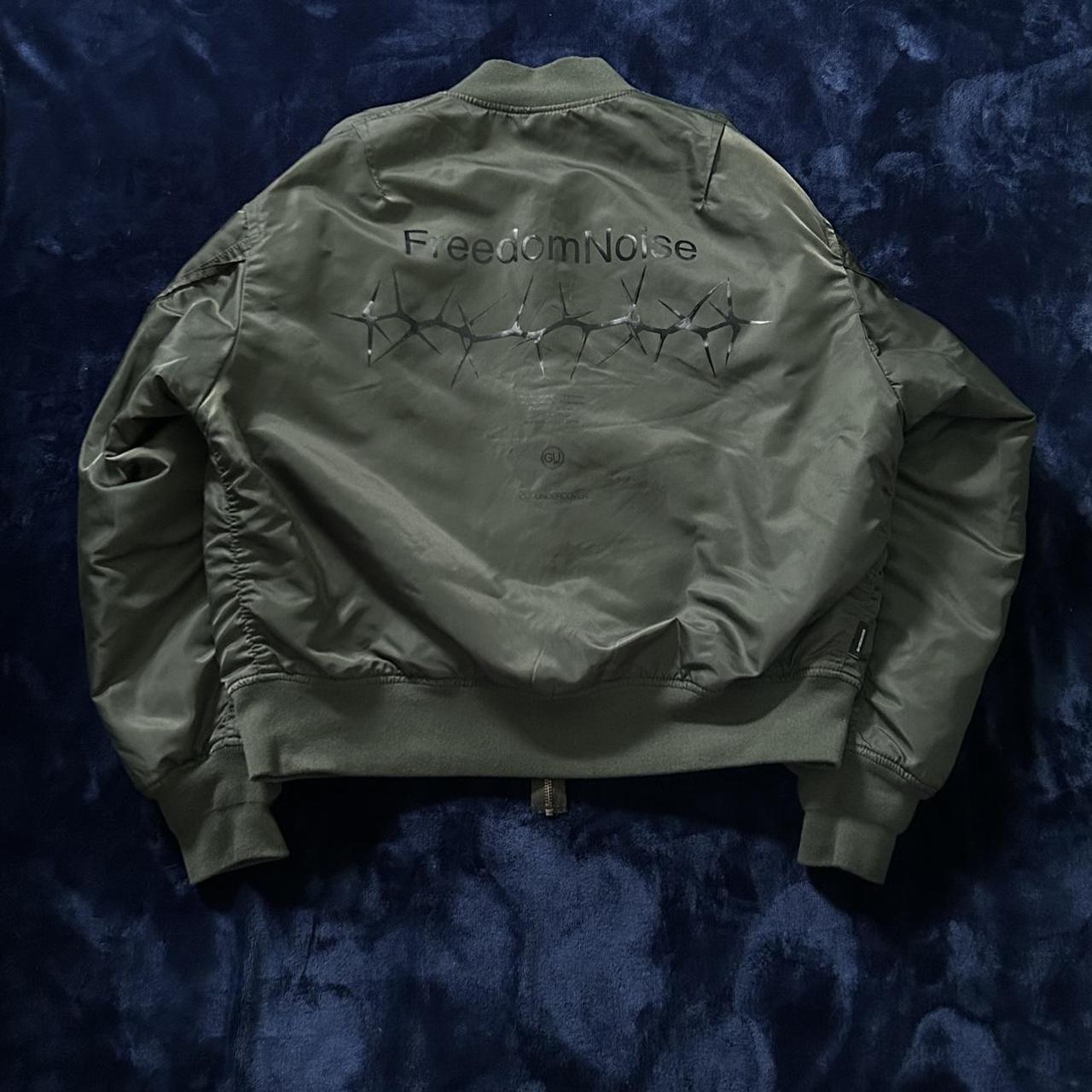 Undercover Men's Khaki and Black Jacket | Depop