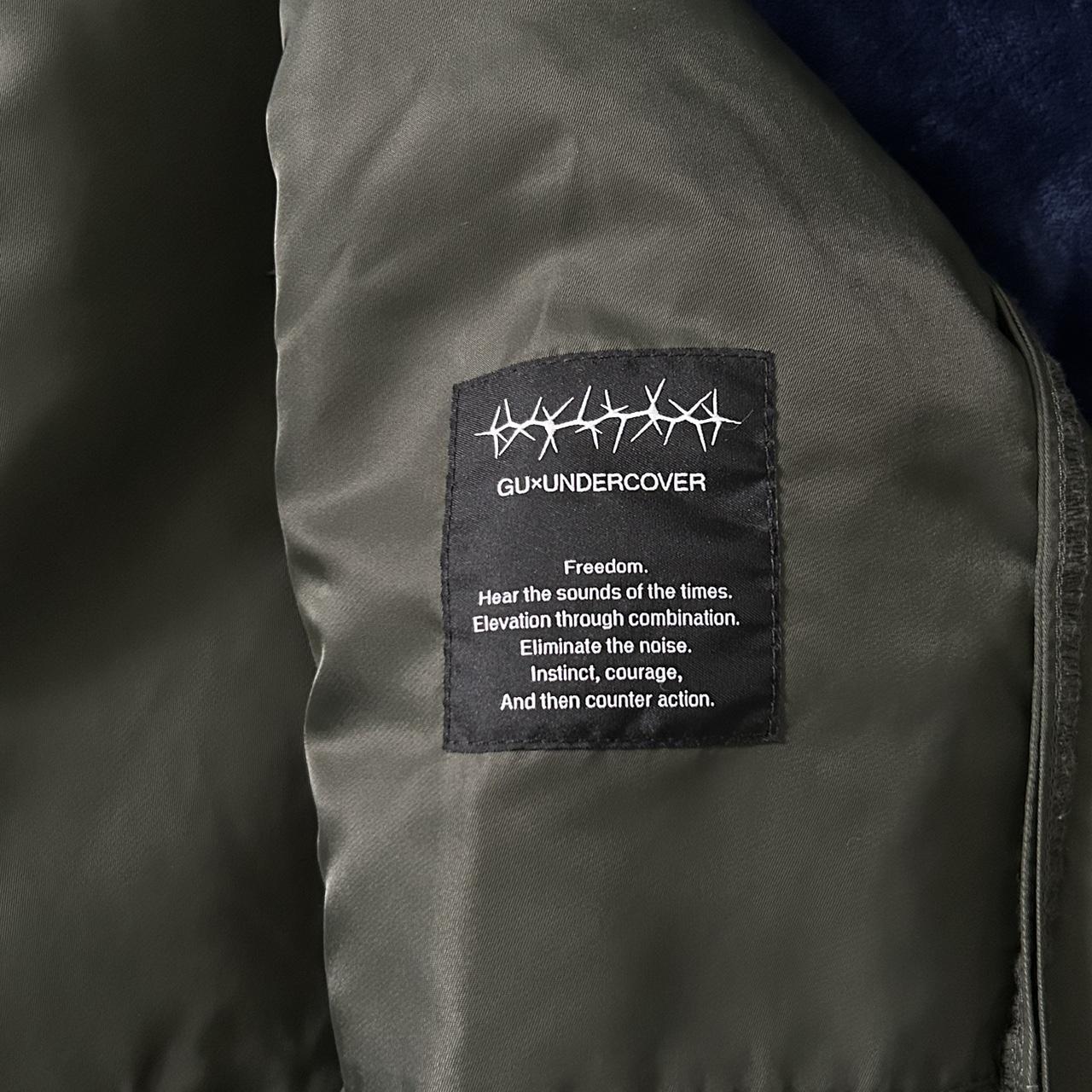 Undercover Men's Khaki and Black Jacket | Depop