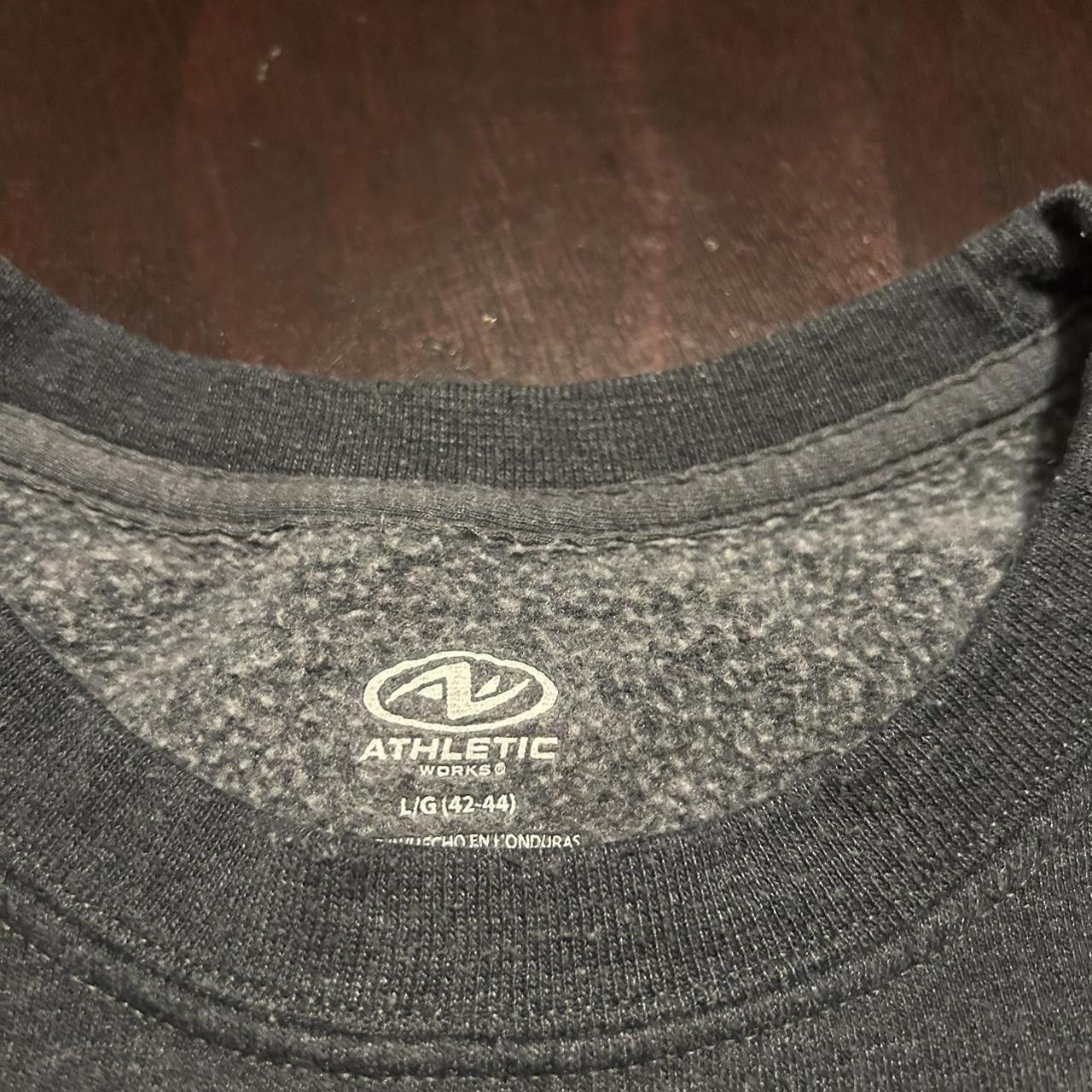 Vintage dark grey blank crewneck sweatshirt Good... - Depop