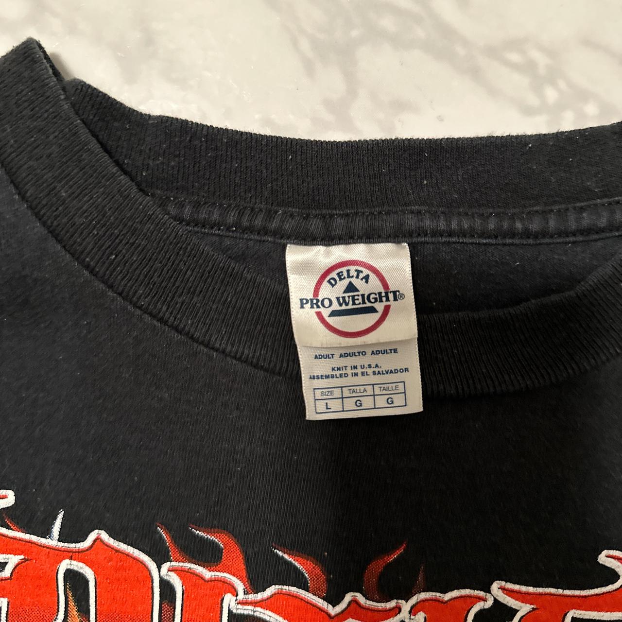 Vintage 2004 Dixie Pride Black and red biker... | Depop