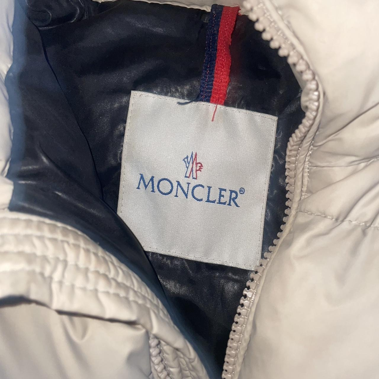 Moncler cream unisex puffer #authentic #moncler... - Depop