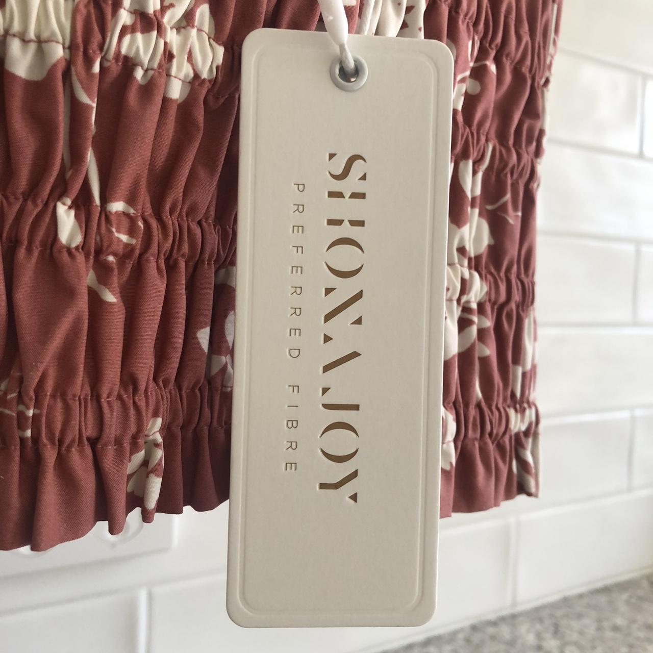 Shona Joy Floral Shirred Crop Top, Size AU 6. Brand... - Depop