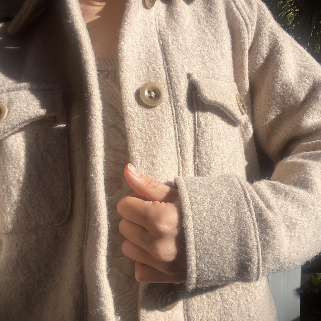 Mctavish cream wool jacket, beautiful pattern lining... | Depop