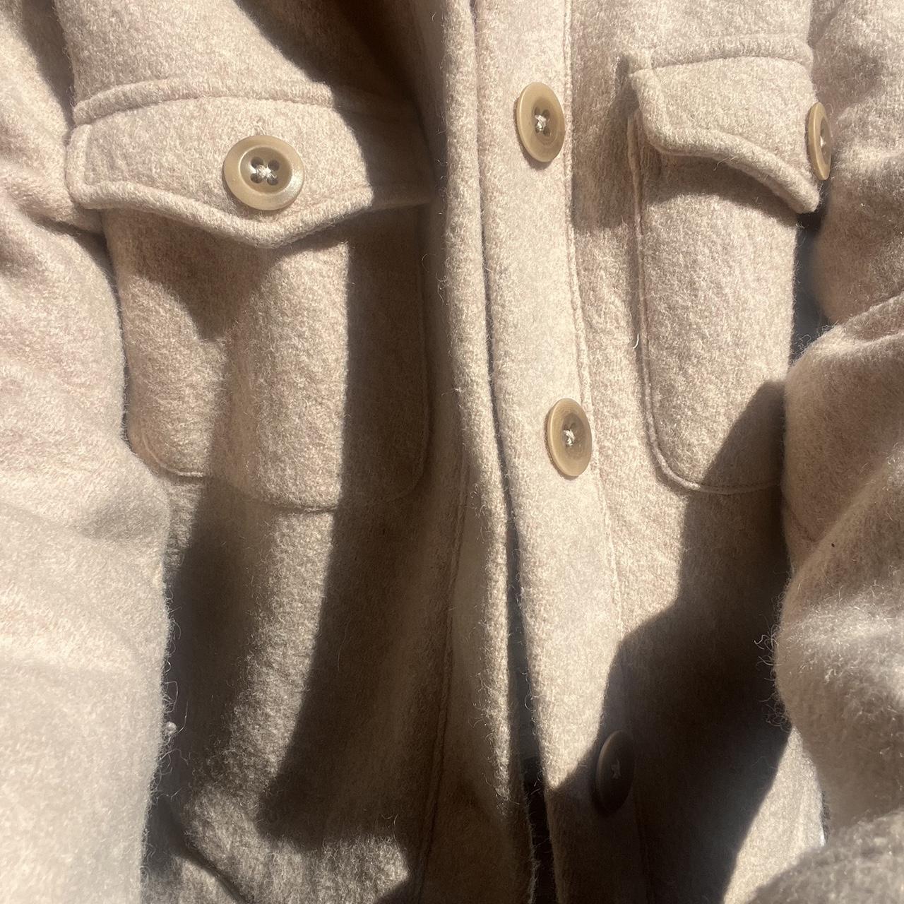Mctavish cream wool jacket, beautiful pattern lining... | Depop