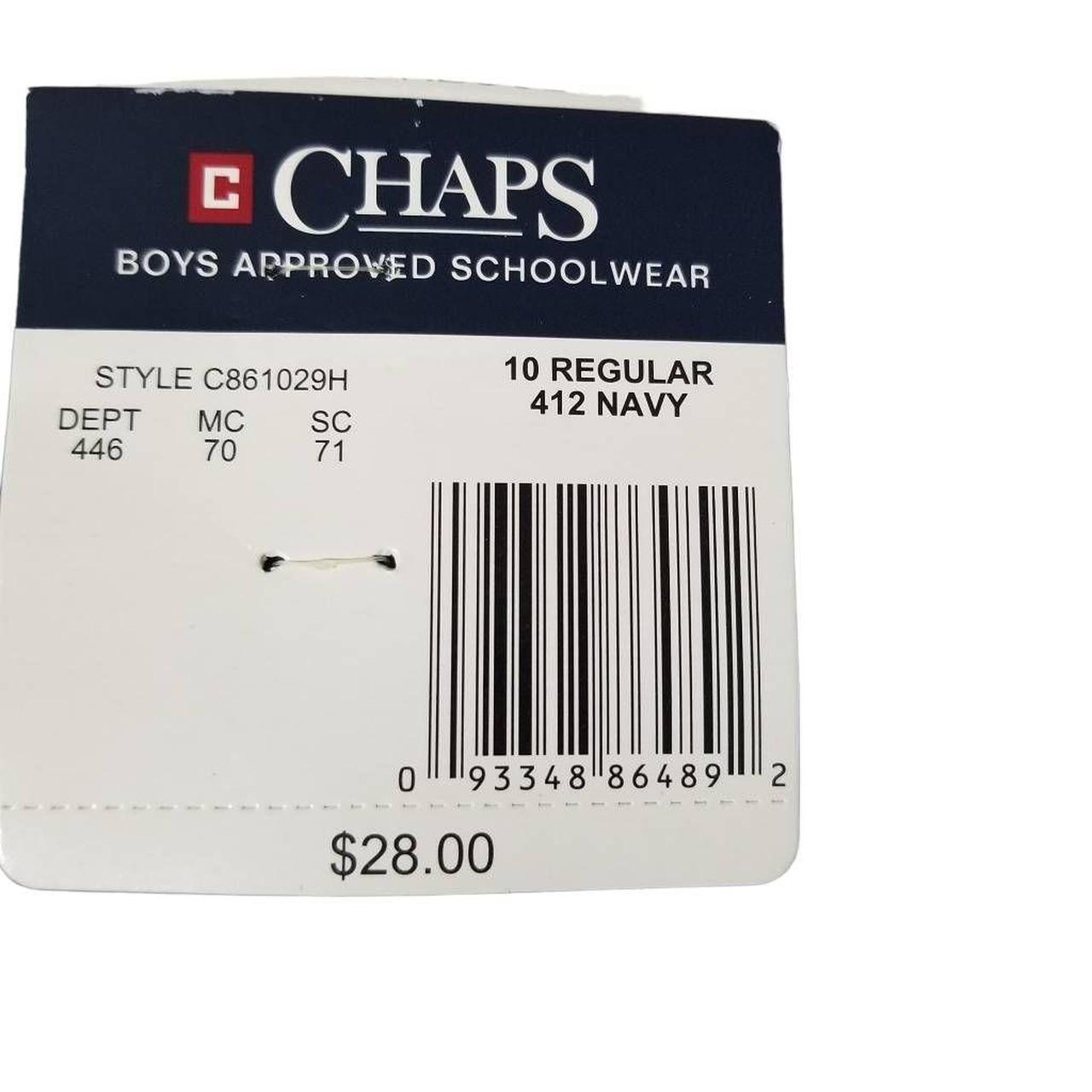 Chaps boys school wear uniform nsvy blue pleated... - Depop