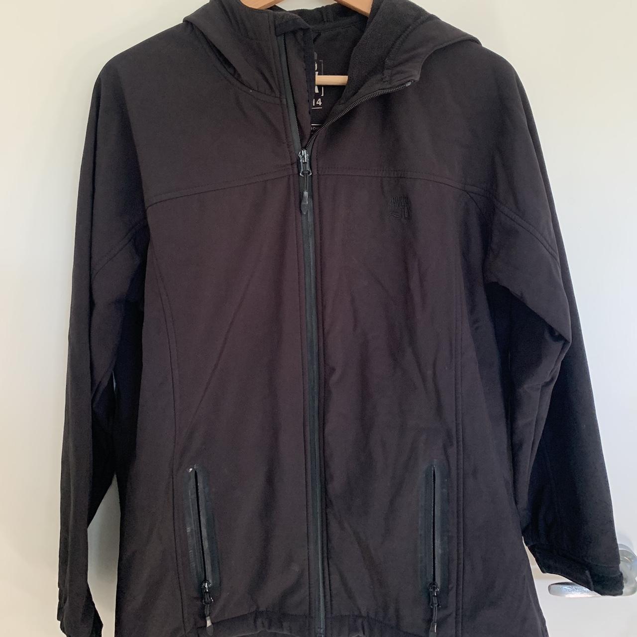 Rivers Black Waterproof Jacket Windproof, Breathable... - Depop