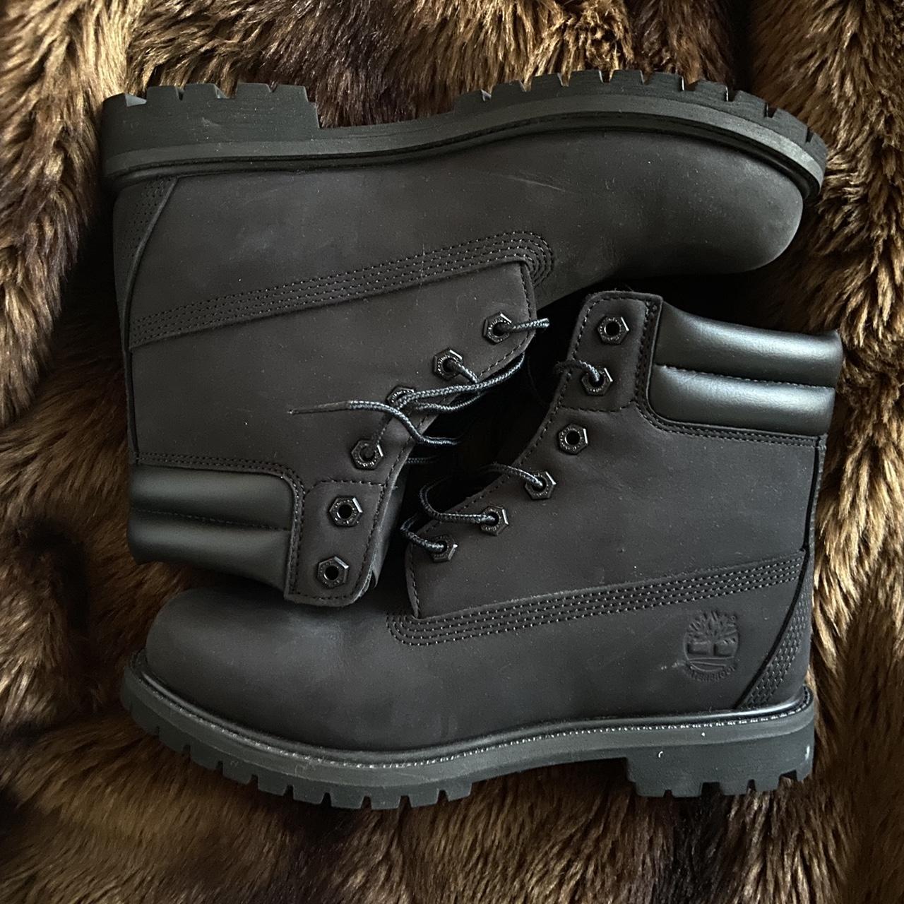 TIMBERLANDS The classic black boot!!! great... - Depop