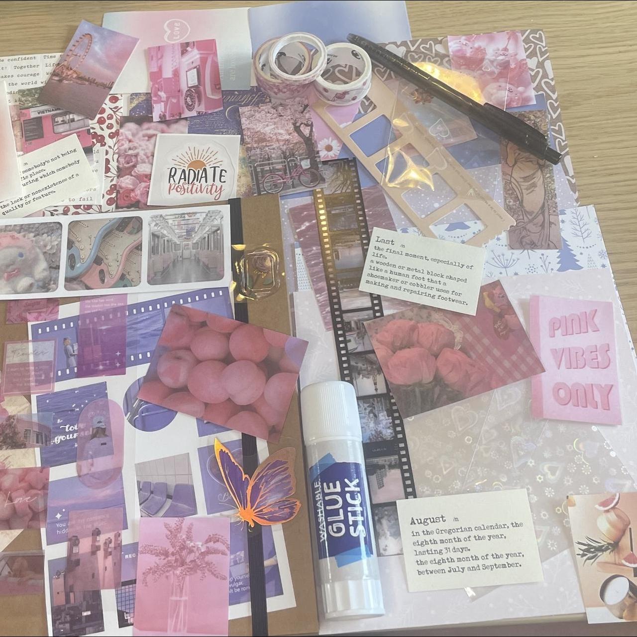 Scrapbook starter kit Theme - dreamy pinks and... - Depop