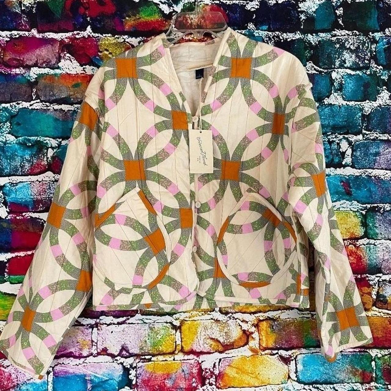 Universal Thread Women's Quilted Jacket Small Cream... - Depop