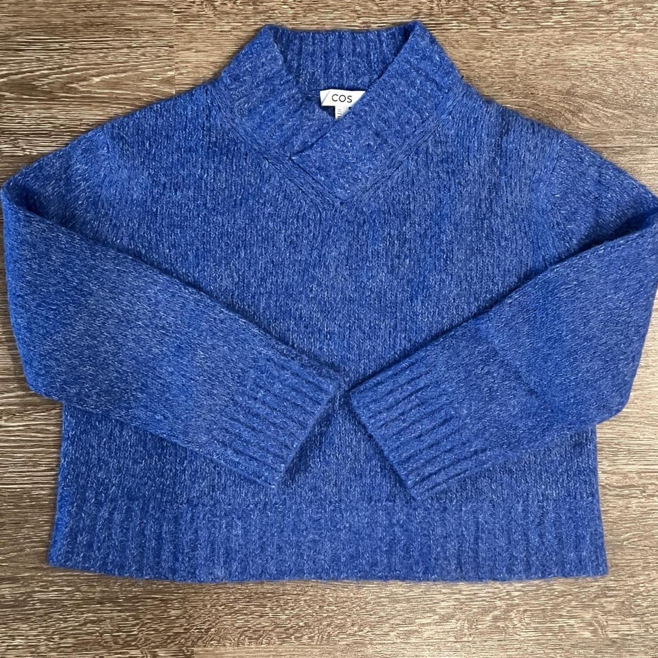 Cos bright blue alpaca sweater . Size m Super cute,... - Depop