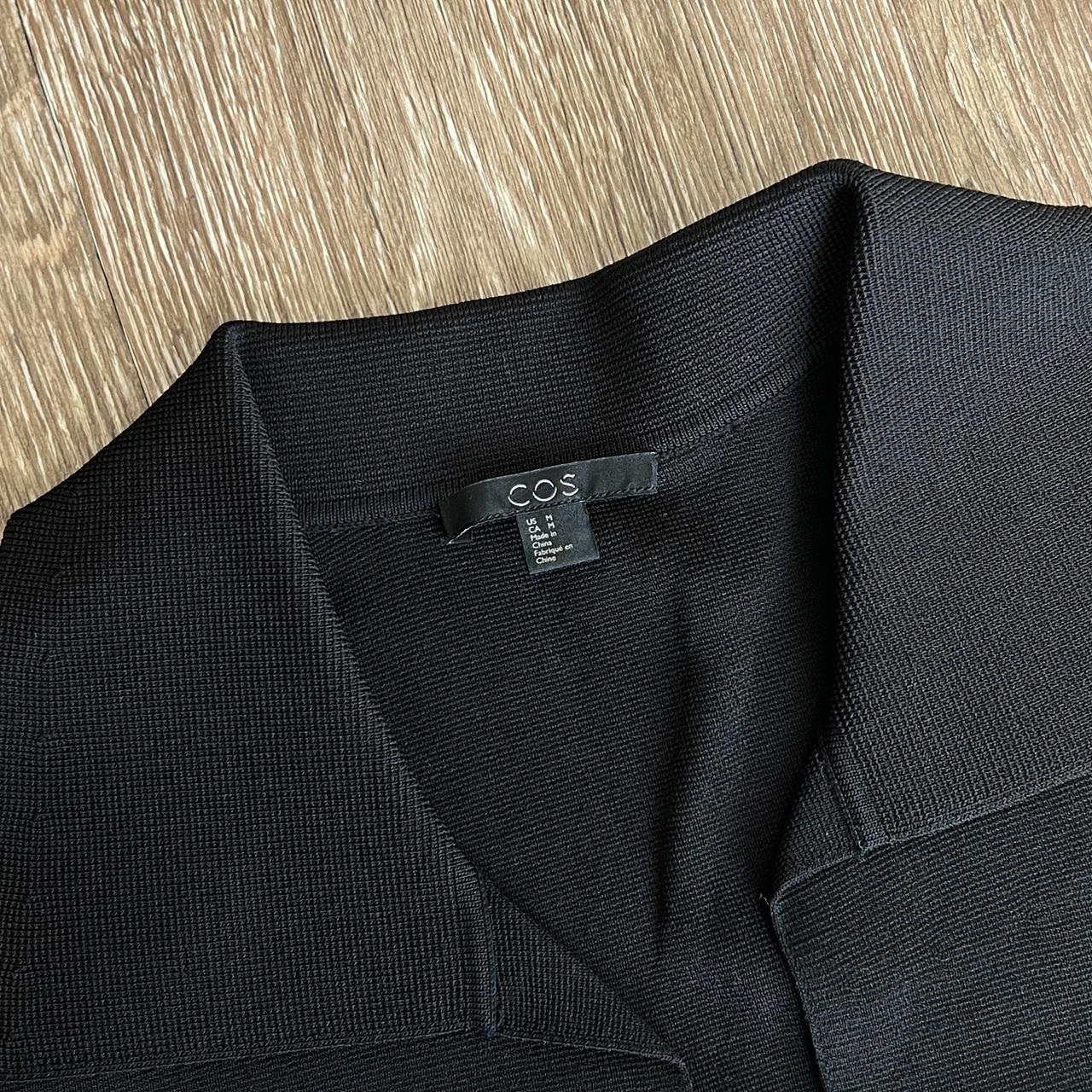 Cos black crop cardigan Size M NWOT - Depop