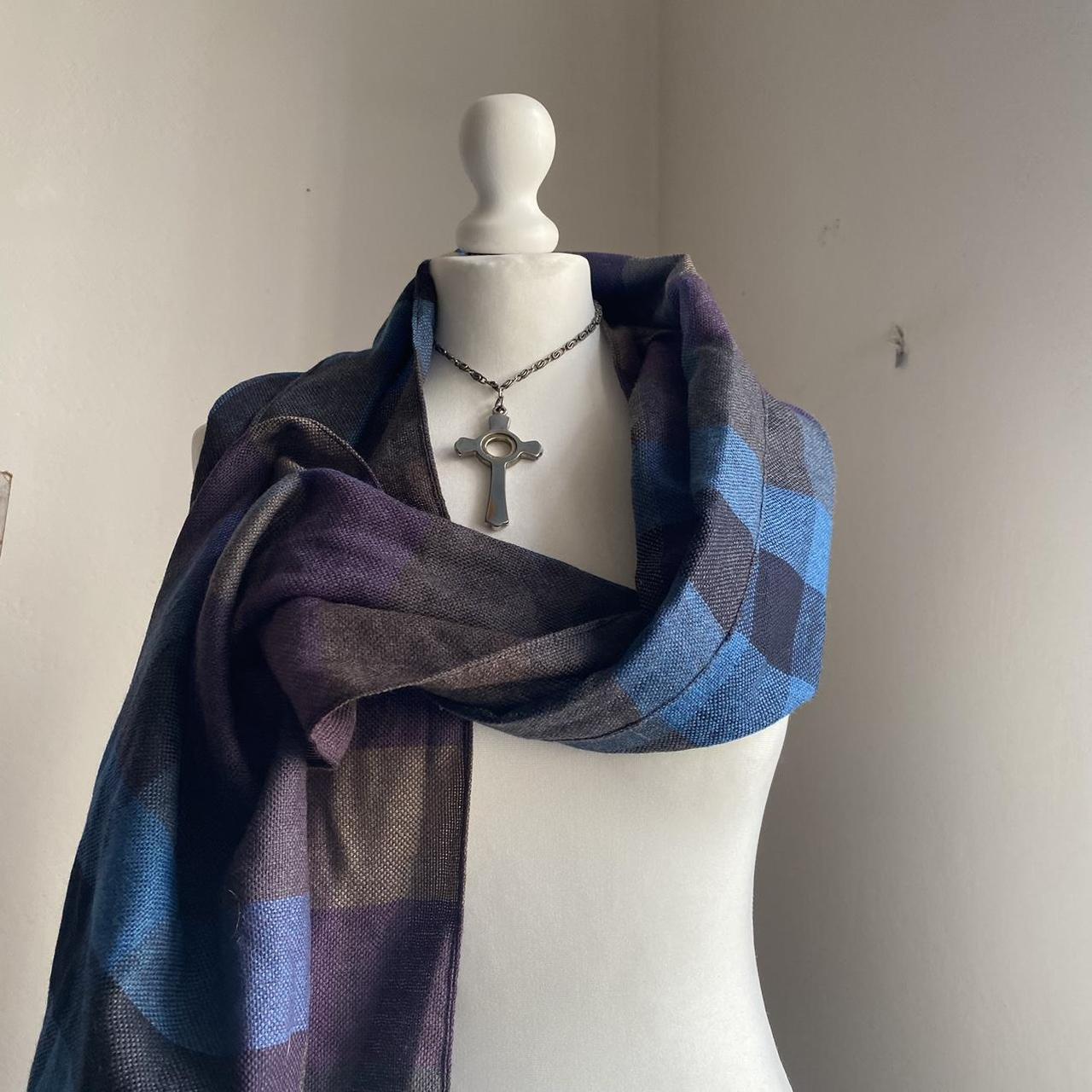 Purple beautiful wooden scarf 🎀 Length... - Depop