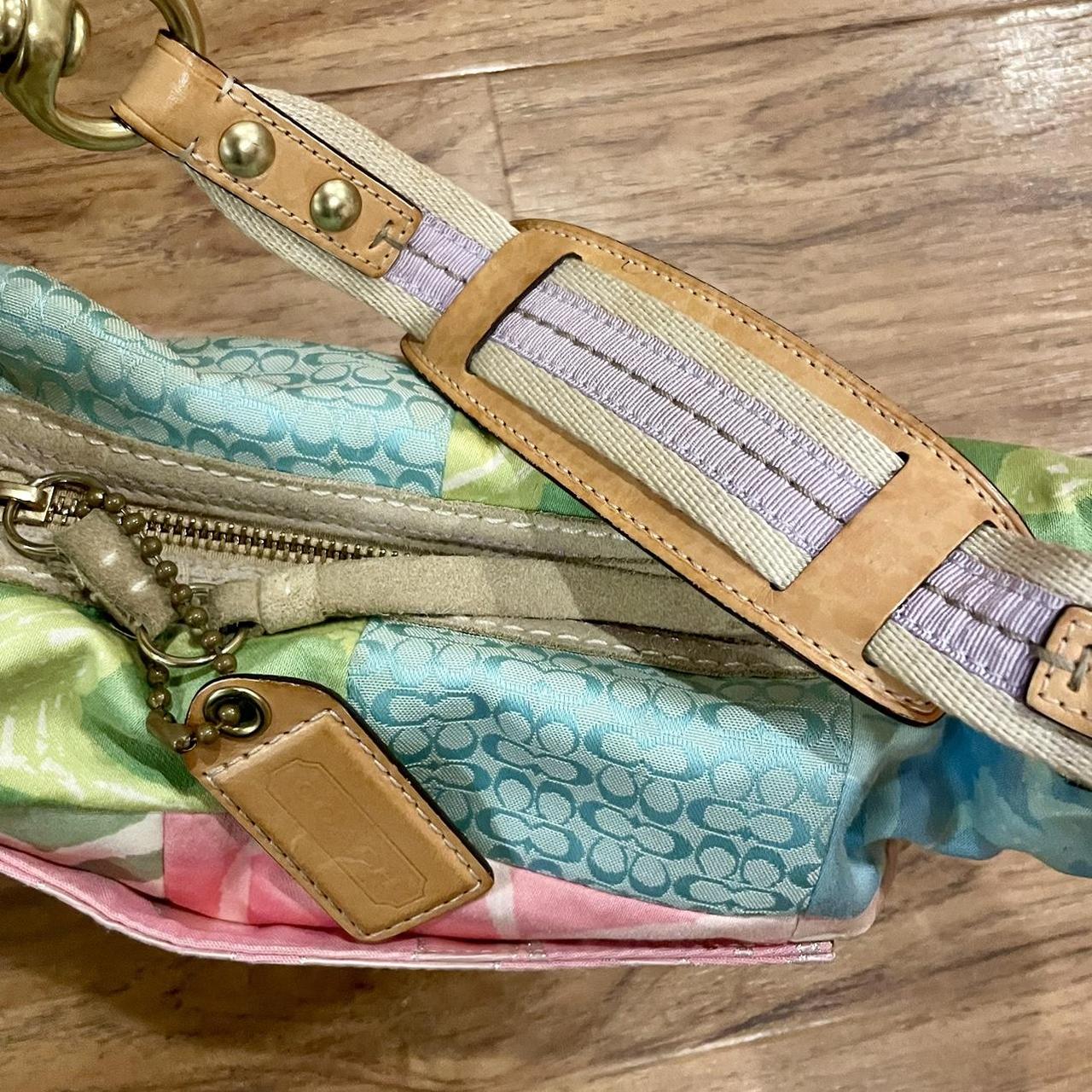 Y2K Multi-Color Coach Shoulder Hand Bag Purse 👛... - Depop