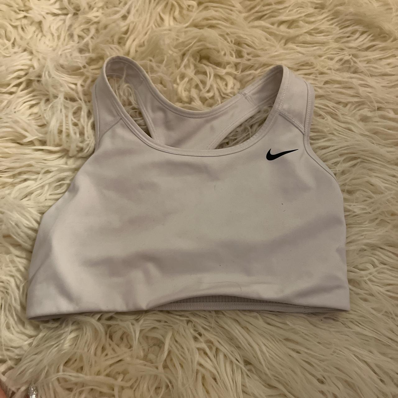 S white nike sports bra - Depop