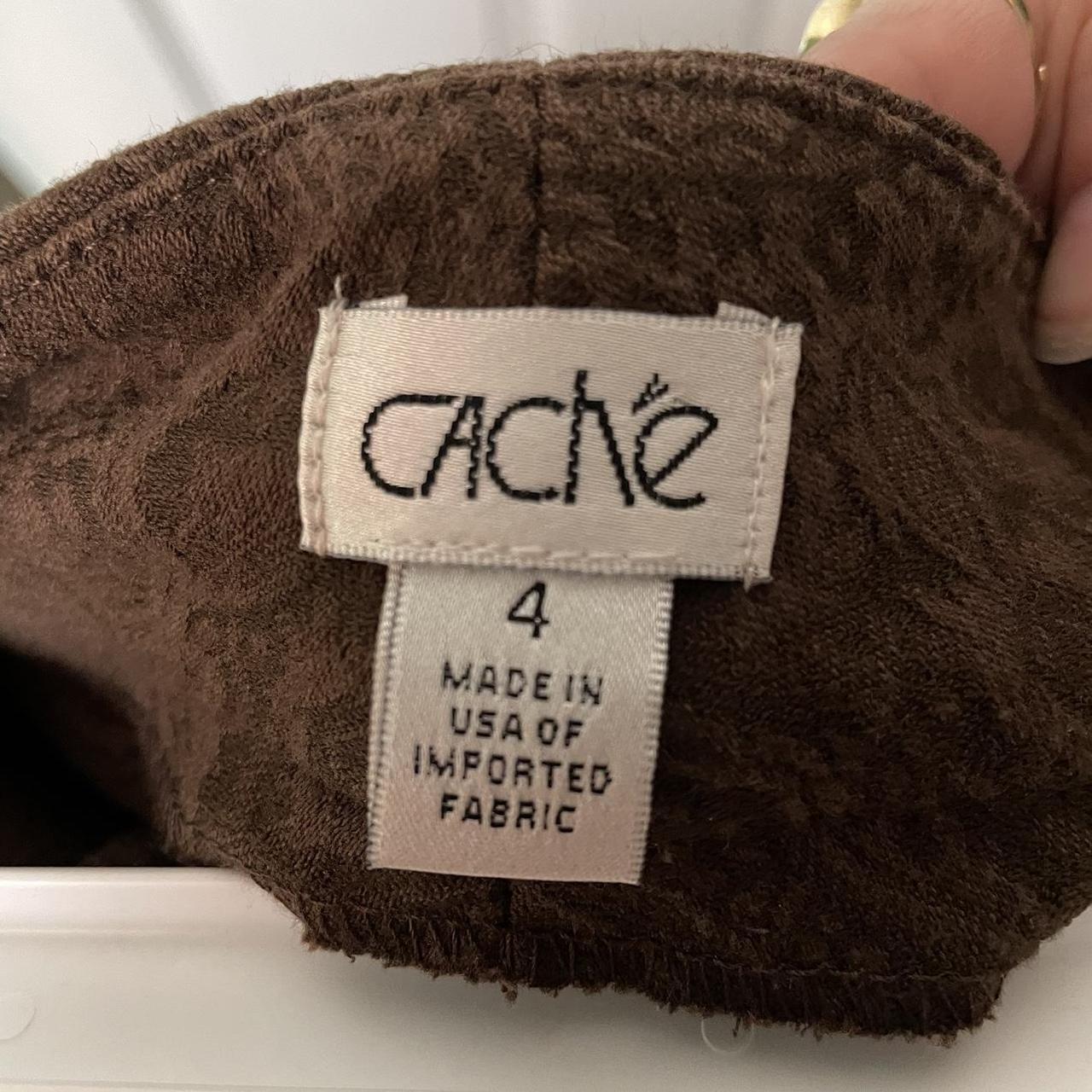 Brown Cache Paisley Print Shorts - Size 4 • could... - Depop