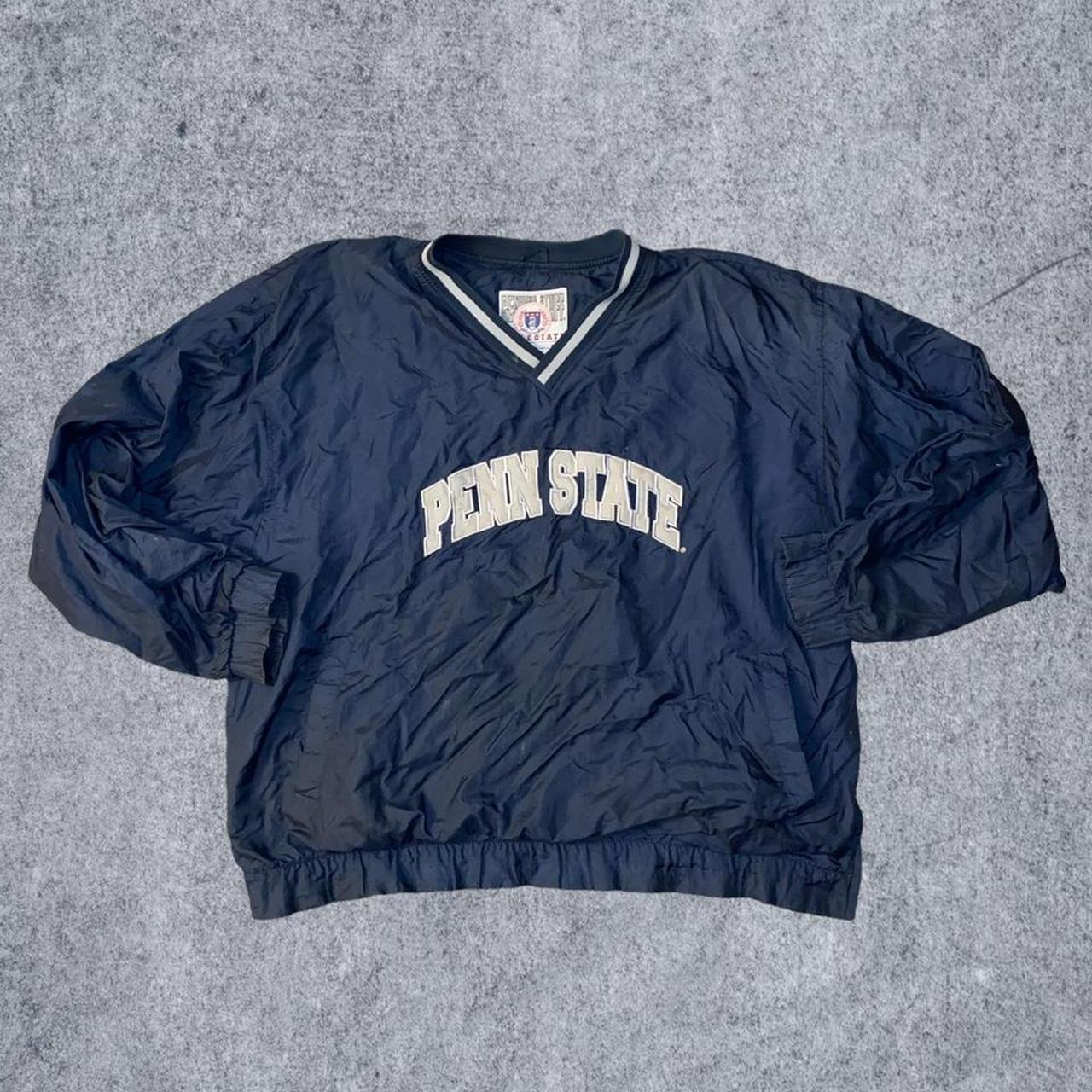 Collegiate Penn State 90s/Y2k Windbreaker 🏫 Navy... - Depop