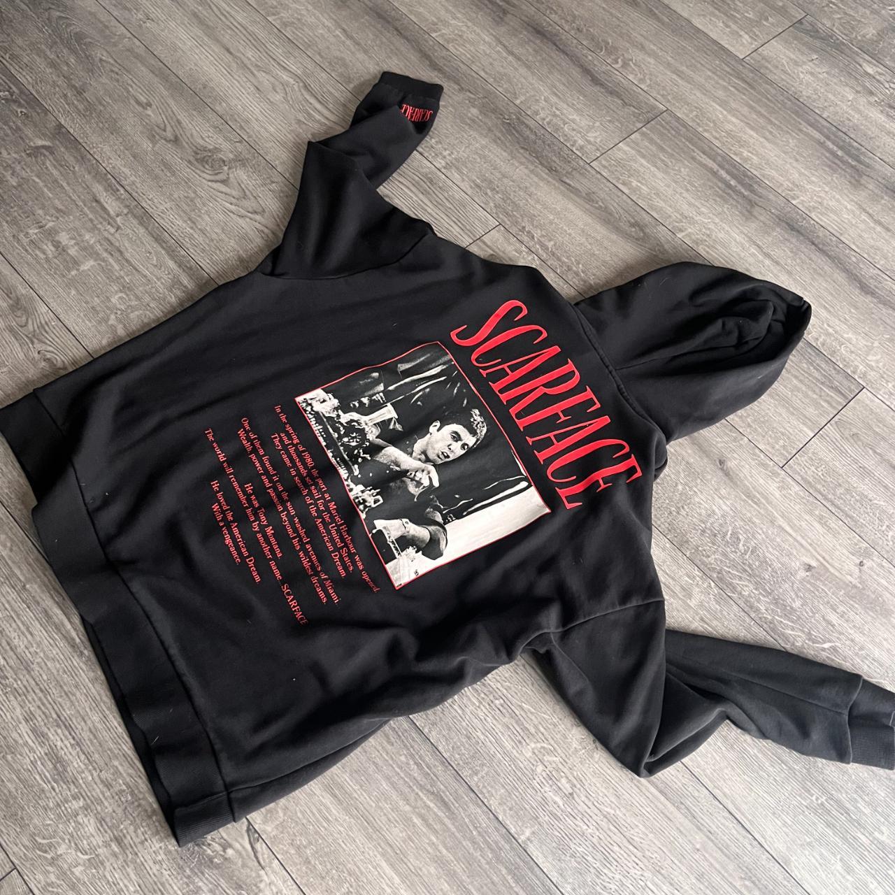 Vintage Like Scarface Black Hoodie XXL One of my... - Depop