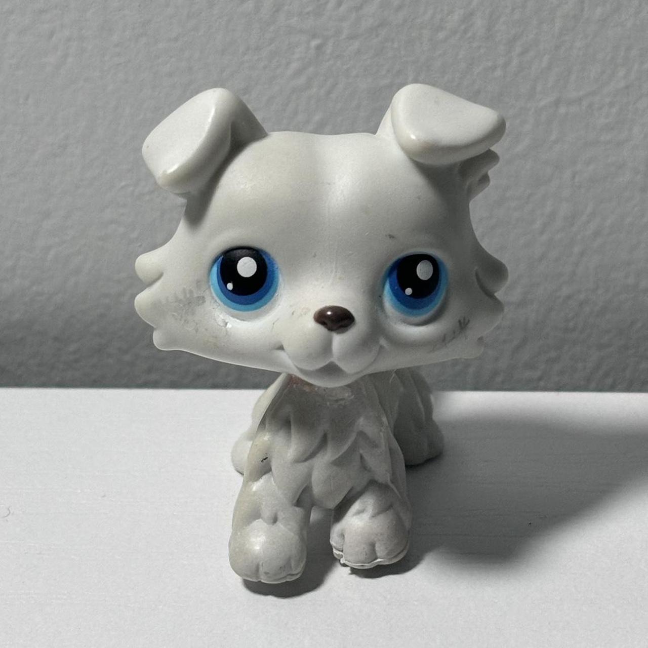 lps white collie #363 -non @uth‼️ -his head broke... - Depop