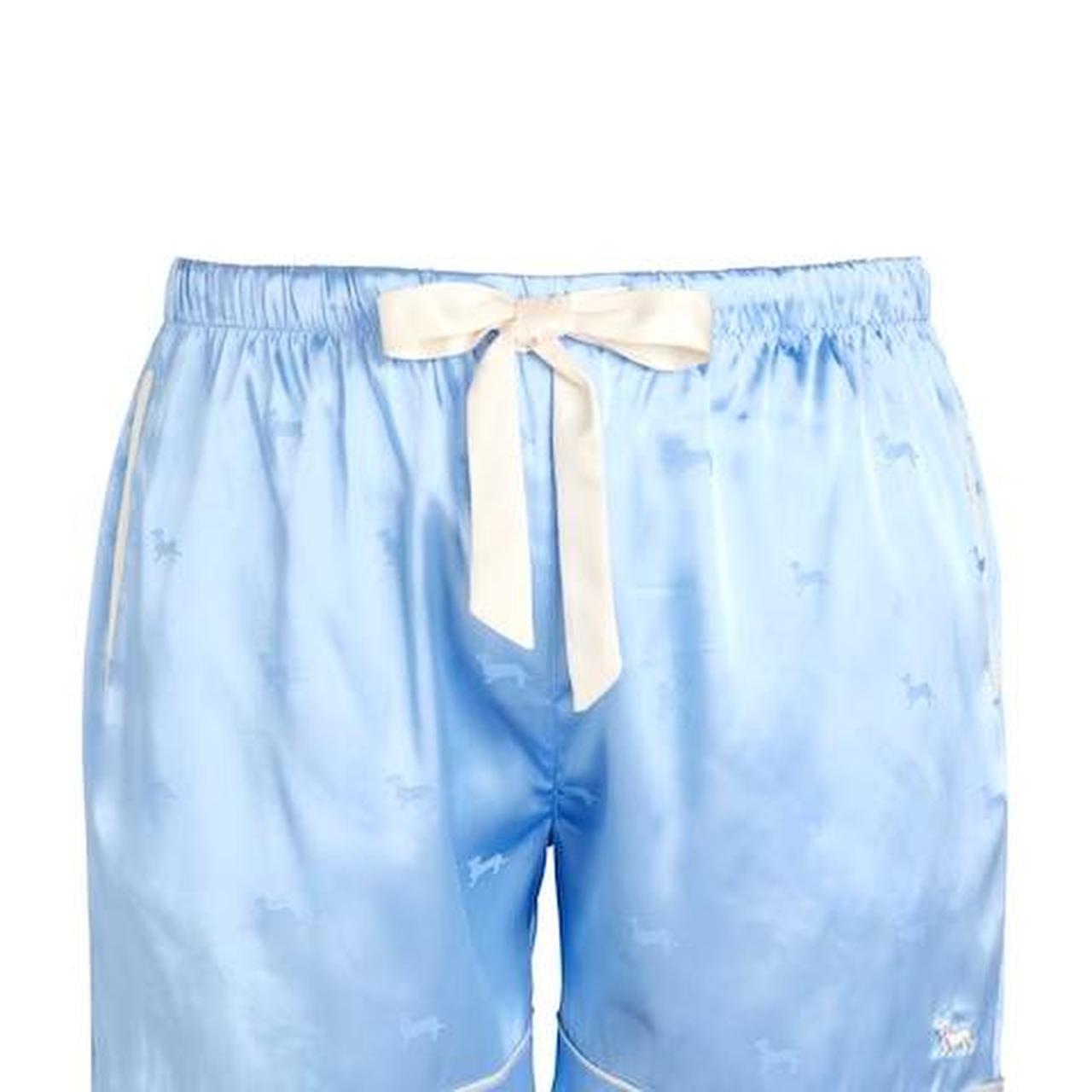 Peter Alexander Blue Penny Satin Short - Depop