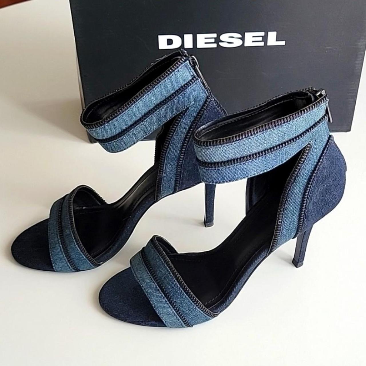 Diesel denim stilletos Stunner heel... - Depop
