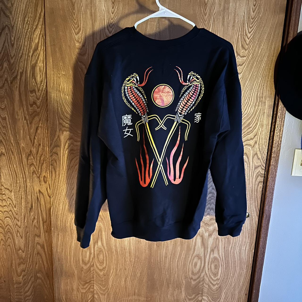 crewneck, merch from local tattoo shop but has cool... - Depop
