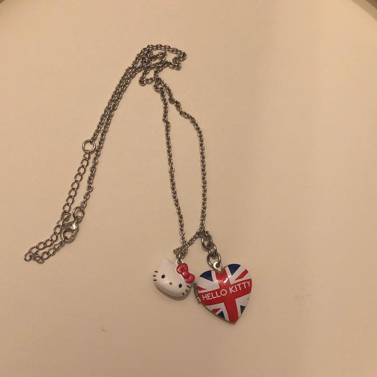 Hello kitty necklace Sanrio hello kitty Y2k hello... - Depop