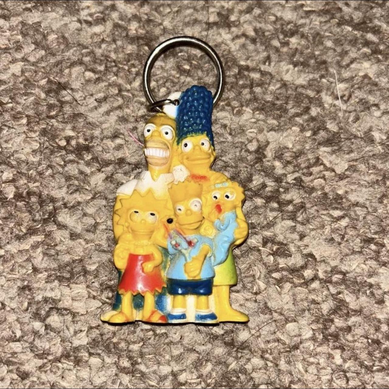 Vintage Simpsons Key Ring from 1990 - Depop