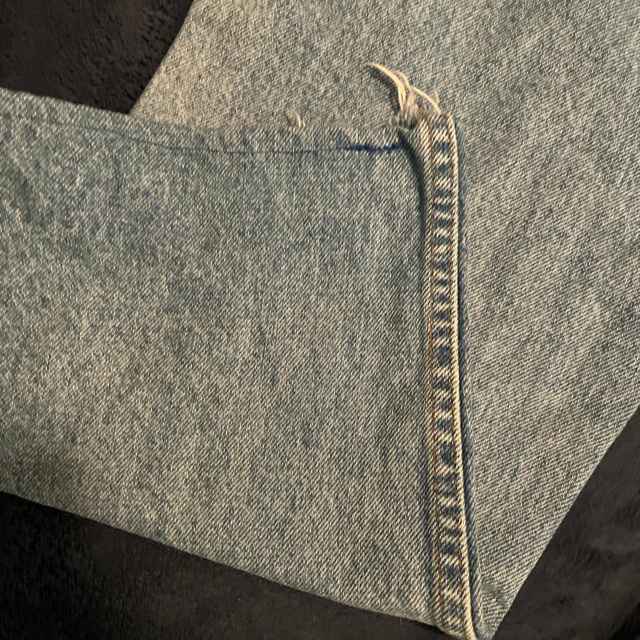 Great pair of vintage light wash Levi jeans Minor... - Depop