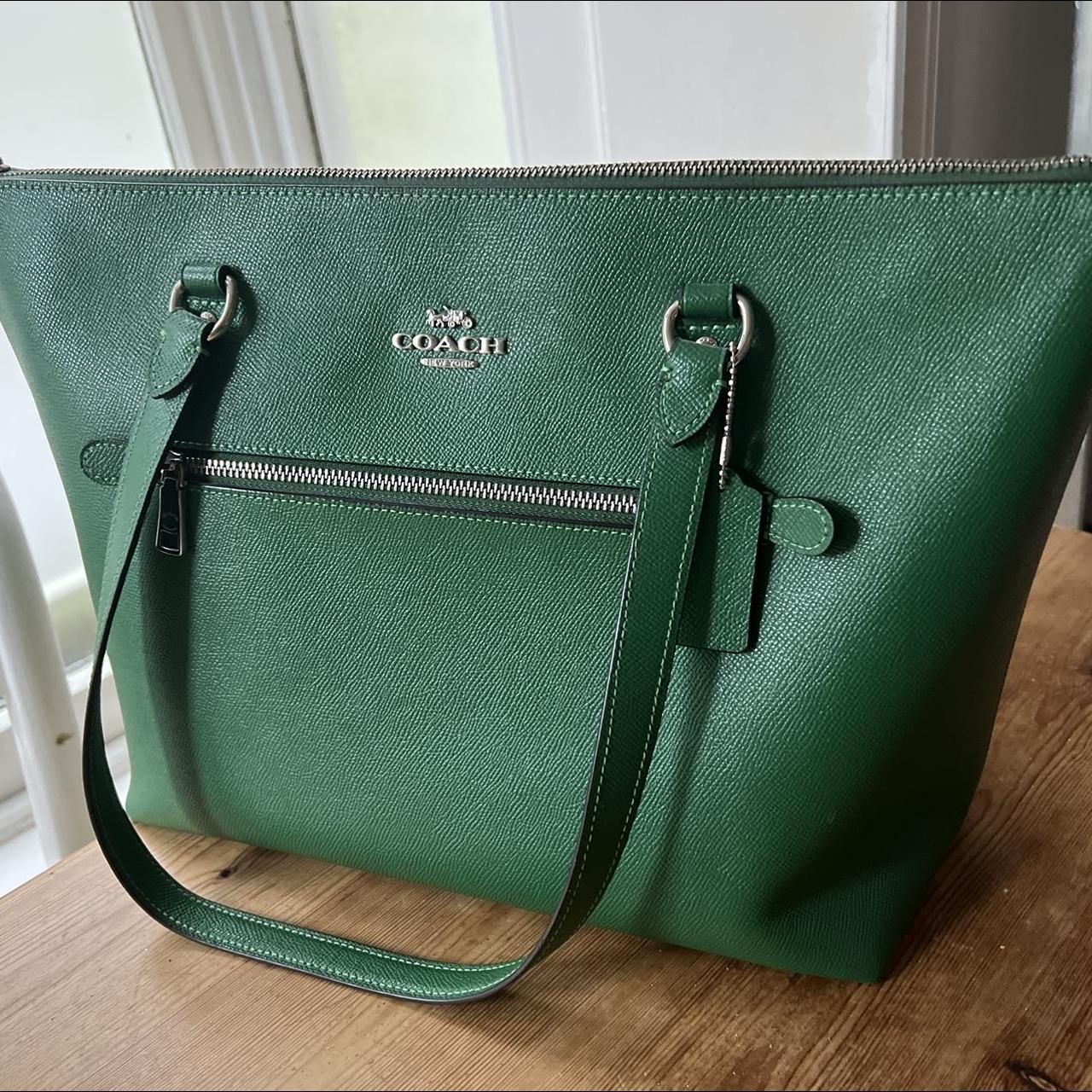 Authentic Green Coach Tote Bag Authentic green coach... - Depop