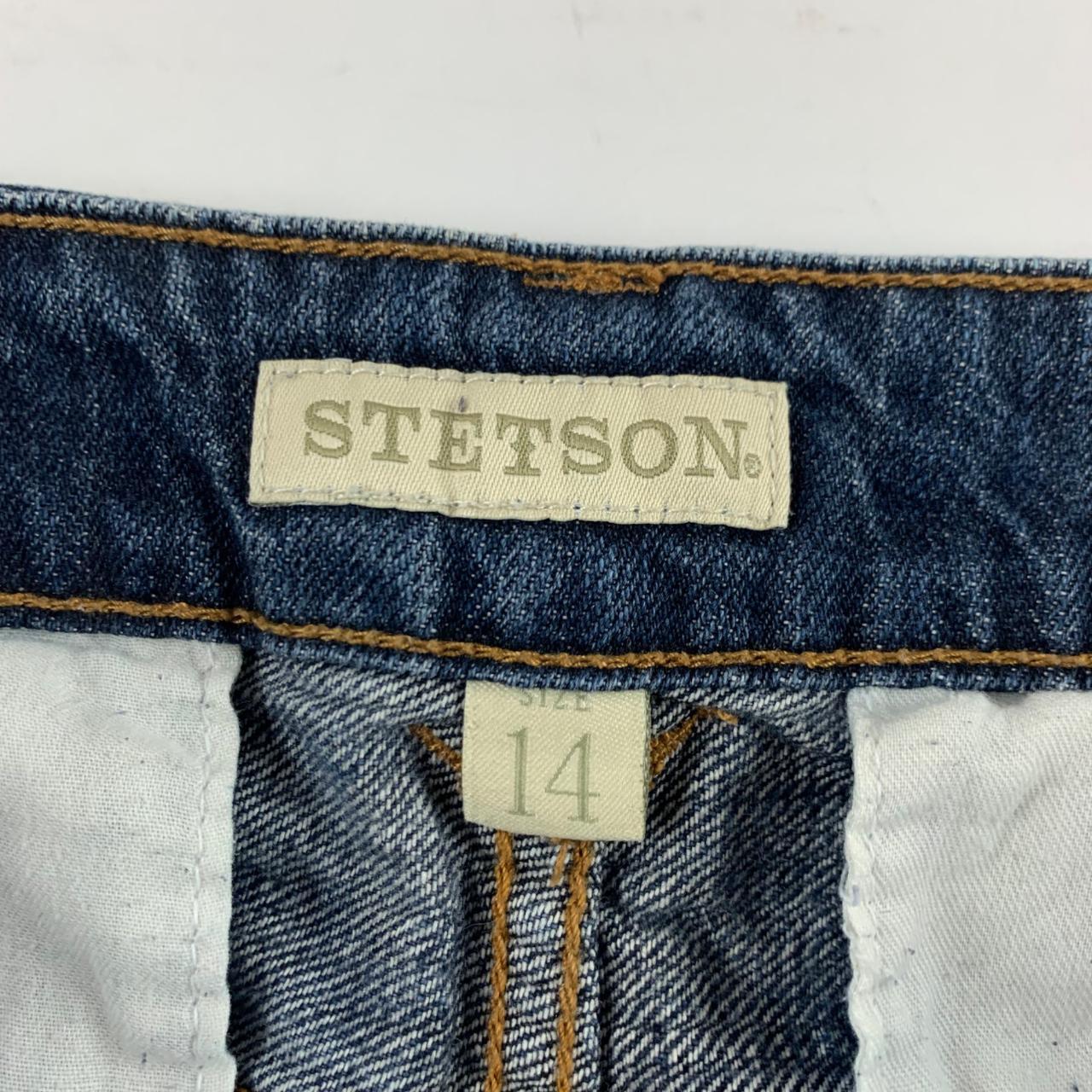Stetson Jeans Dark Denim Wide Leg Trousers... - Depop