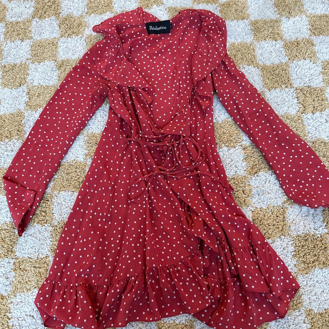 Réalisation par Alexandra dress in red Size... - Depop