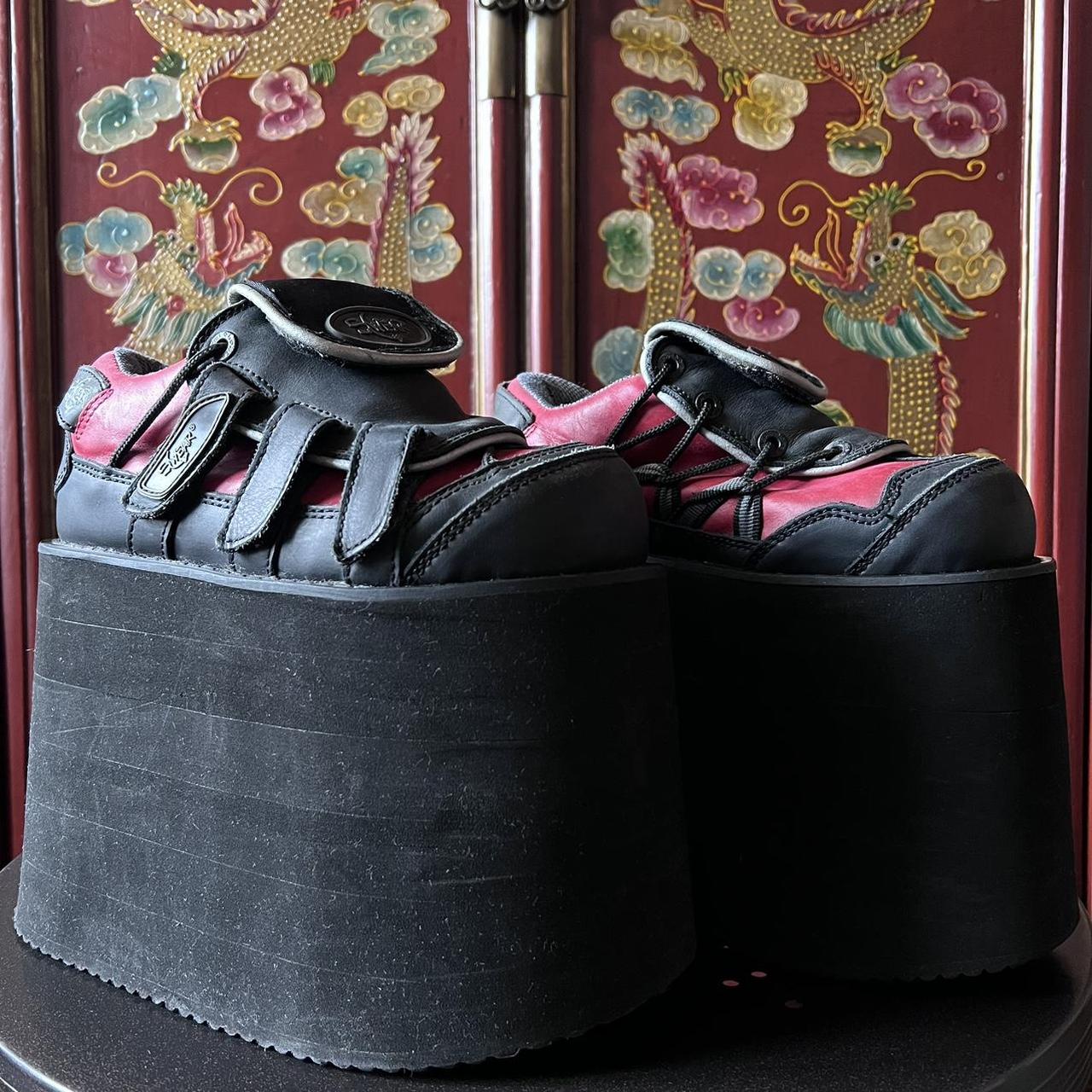 🎀 Vintage 90/00s SWEAR Alternative 15cm Platforms... - Depop