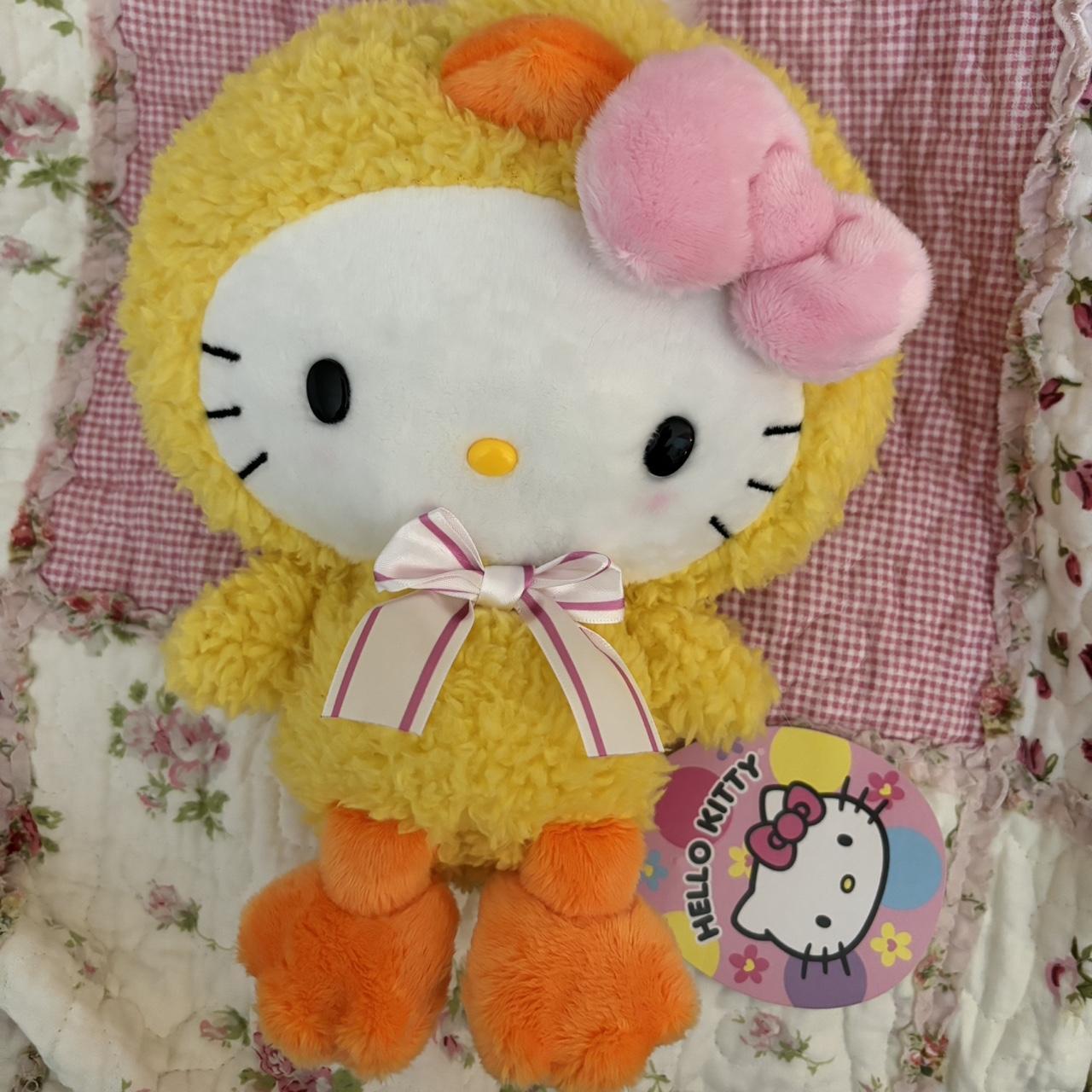 chick hello kitty plush new with tags 🐥 has been... - Depop