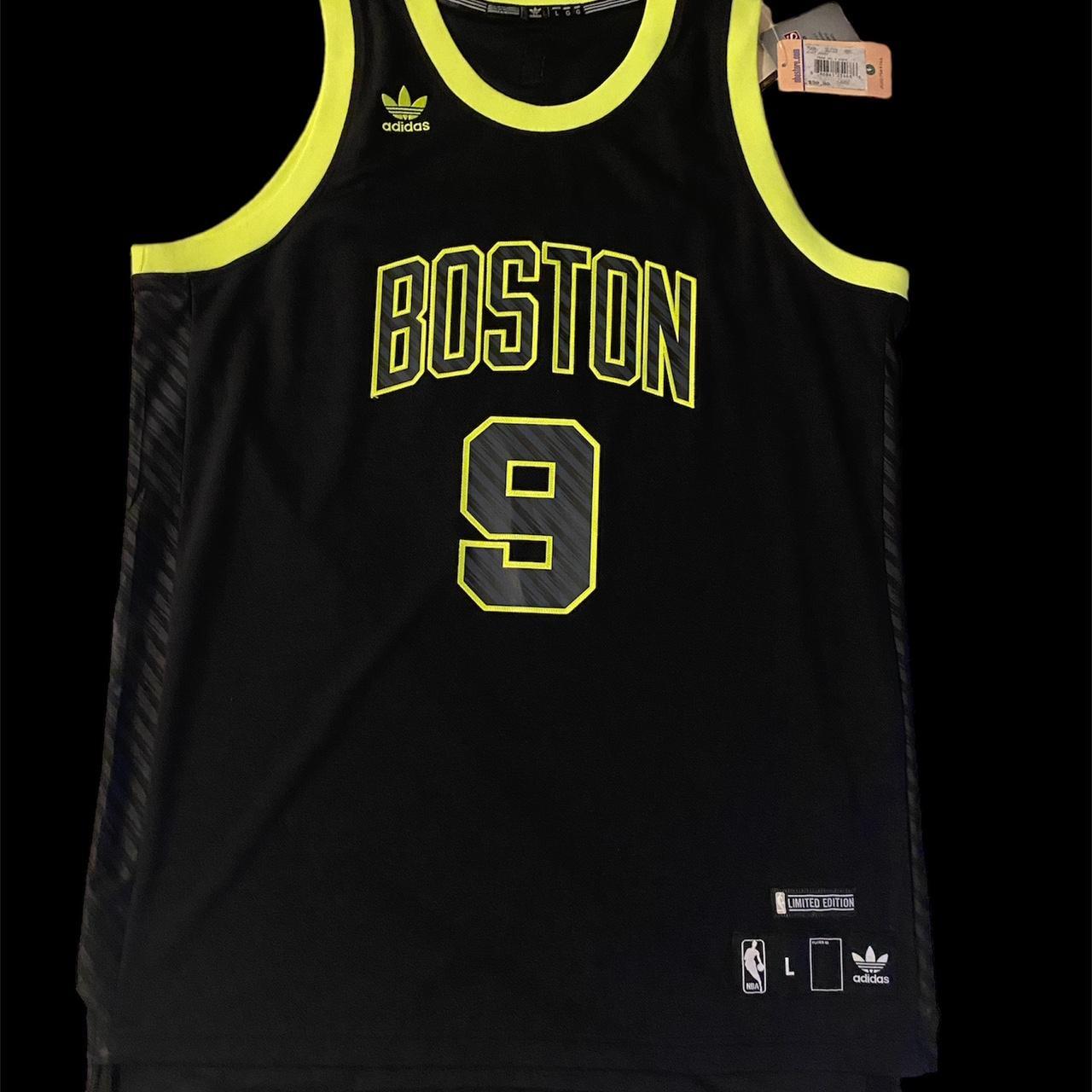 Size L & M color black and neon green, NBA jersey... - Depop