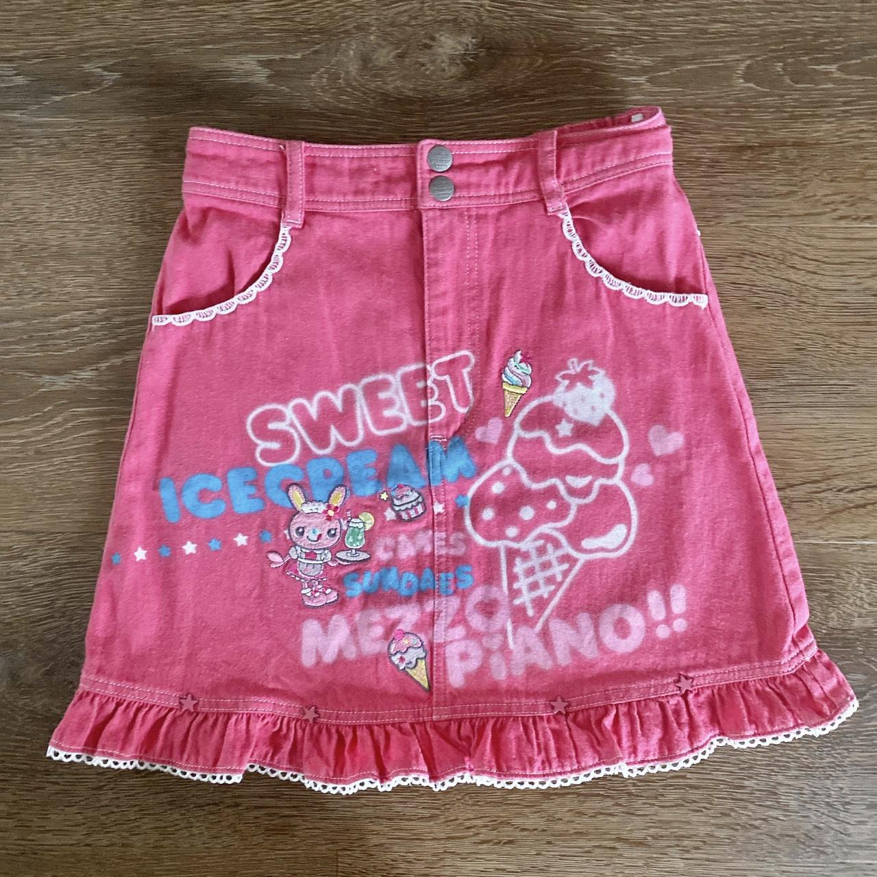 🎀 FOR SALE - mezzo piano pink ice cream lace frilly... - Depop