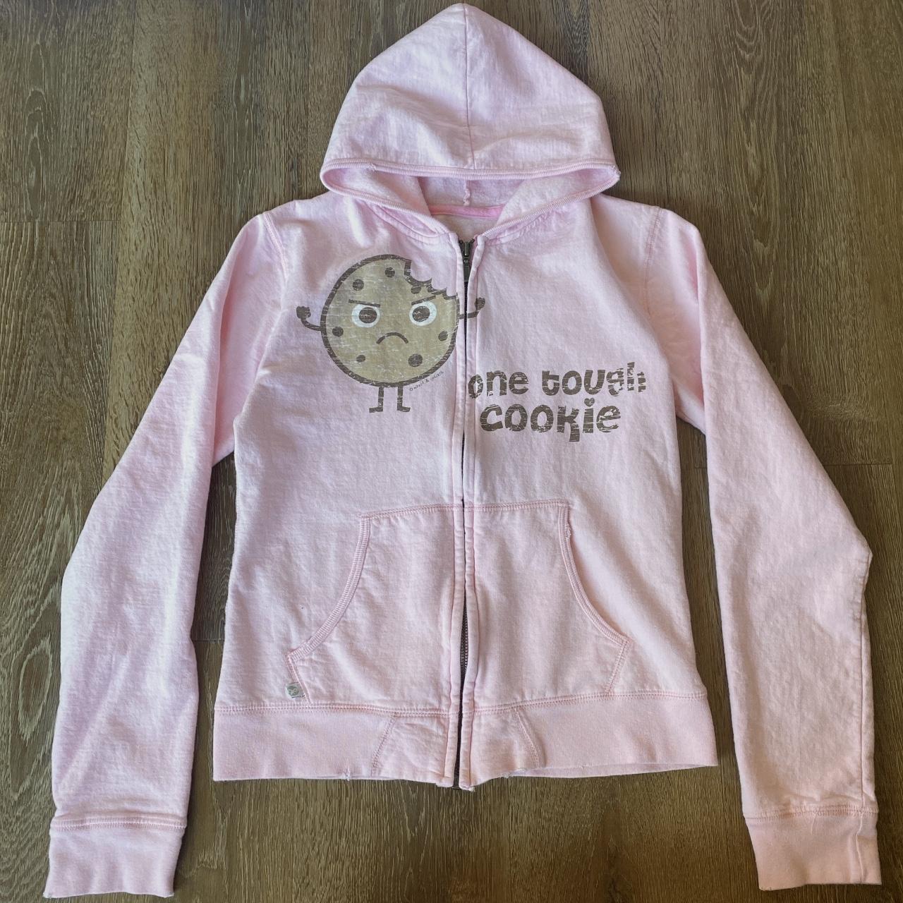 🎀 FOR SALE - cookie y2k coquette pink zip up 🎀 ... | Depop