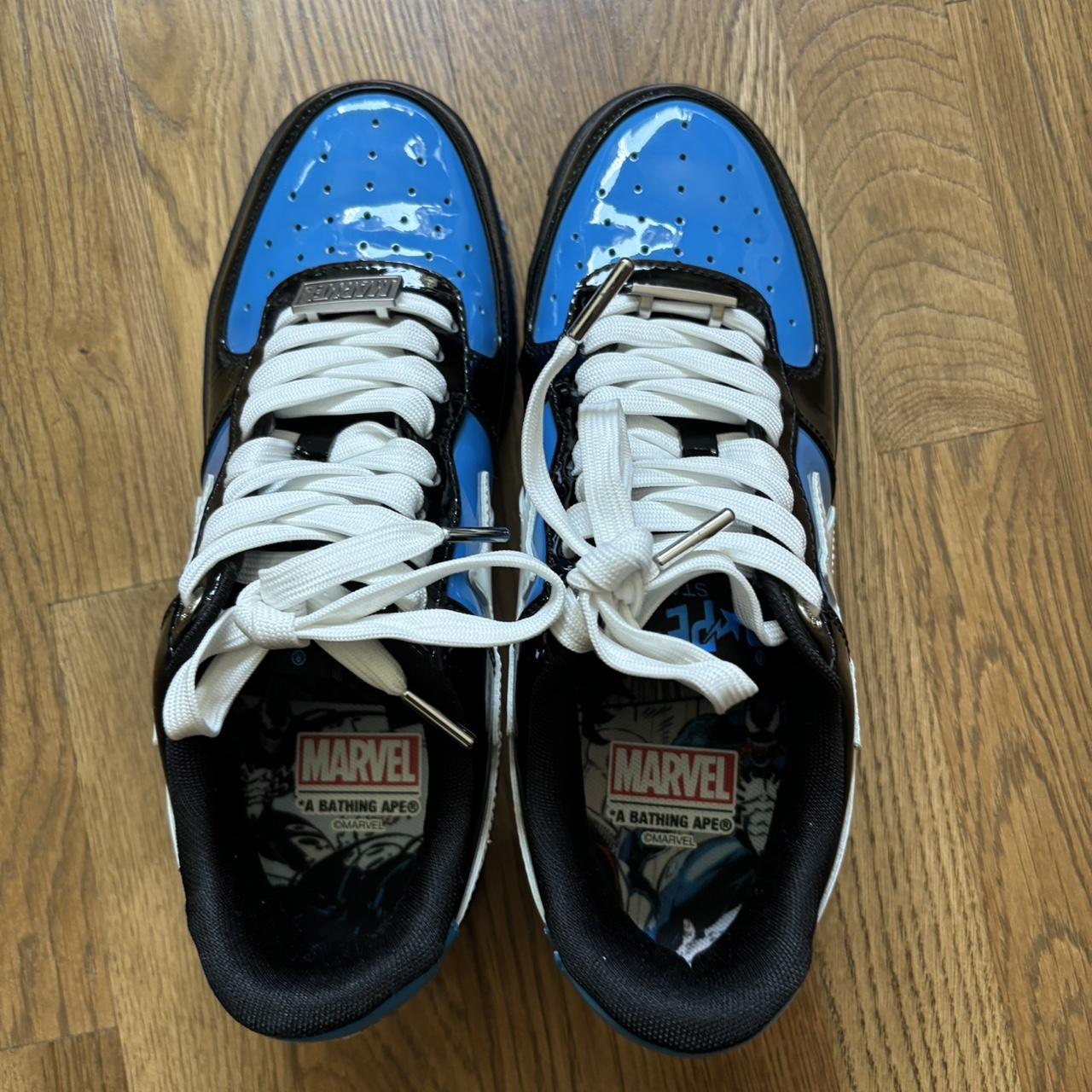 Bathing Ape Bape Sta Venom Shoes in black Size... - Depop
