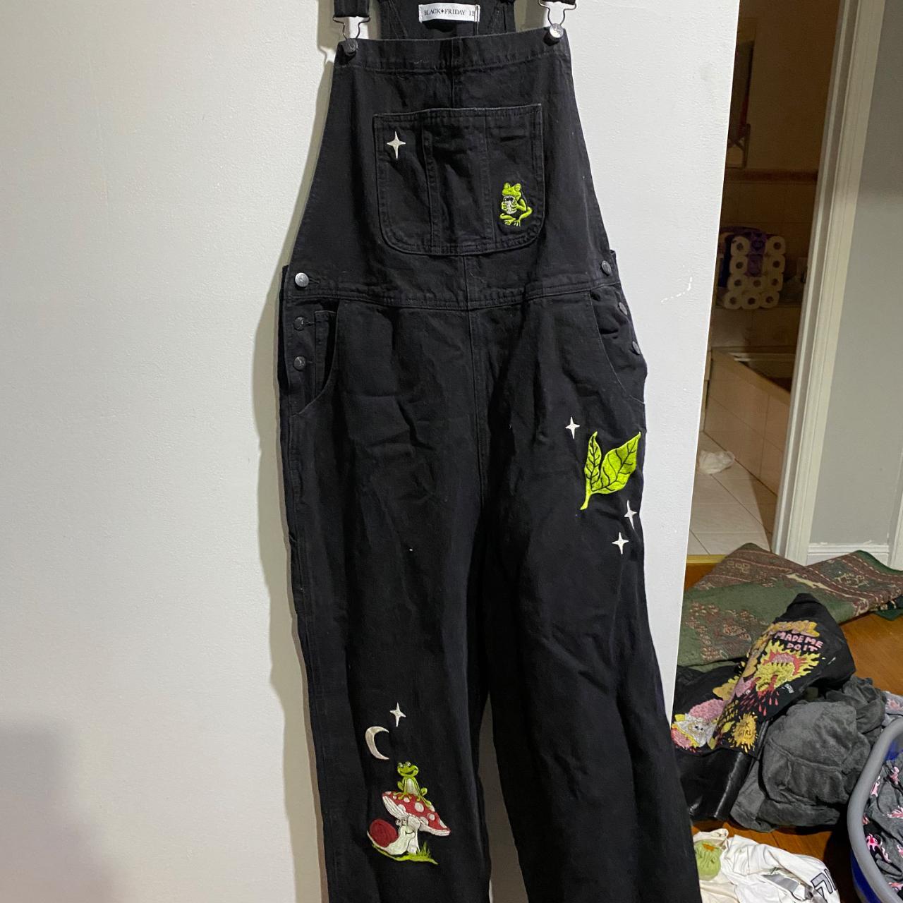 Dangerfield Denim frog overalls BNWT size 12 | Depop