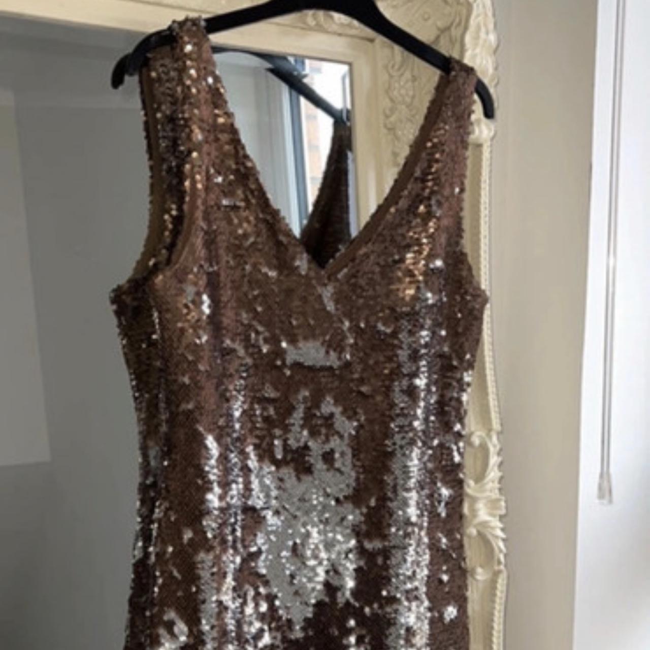 Sequin dress only worn once so many compliments!... - Depop