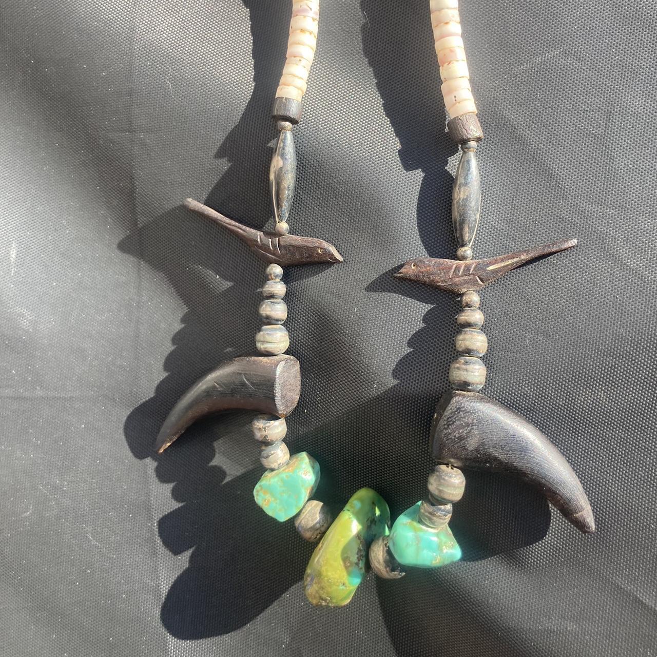 Zuni Native American Carved Wooden Birds & Claws,... | Depop