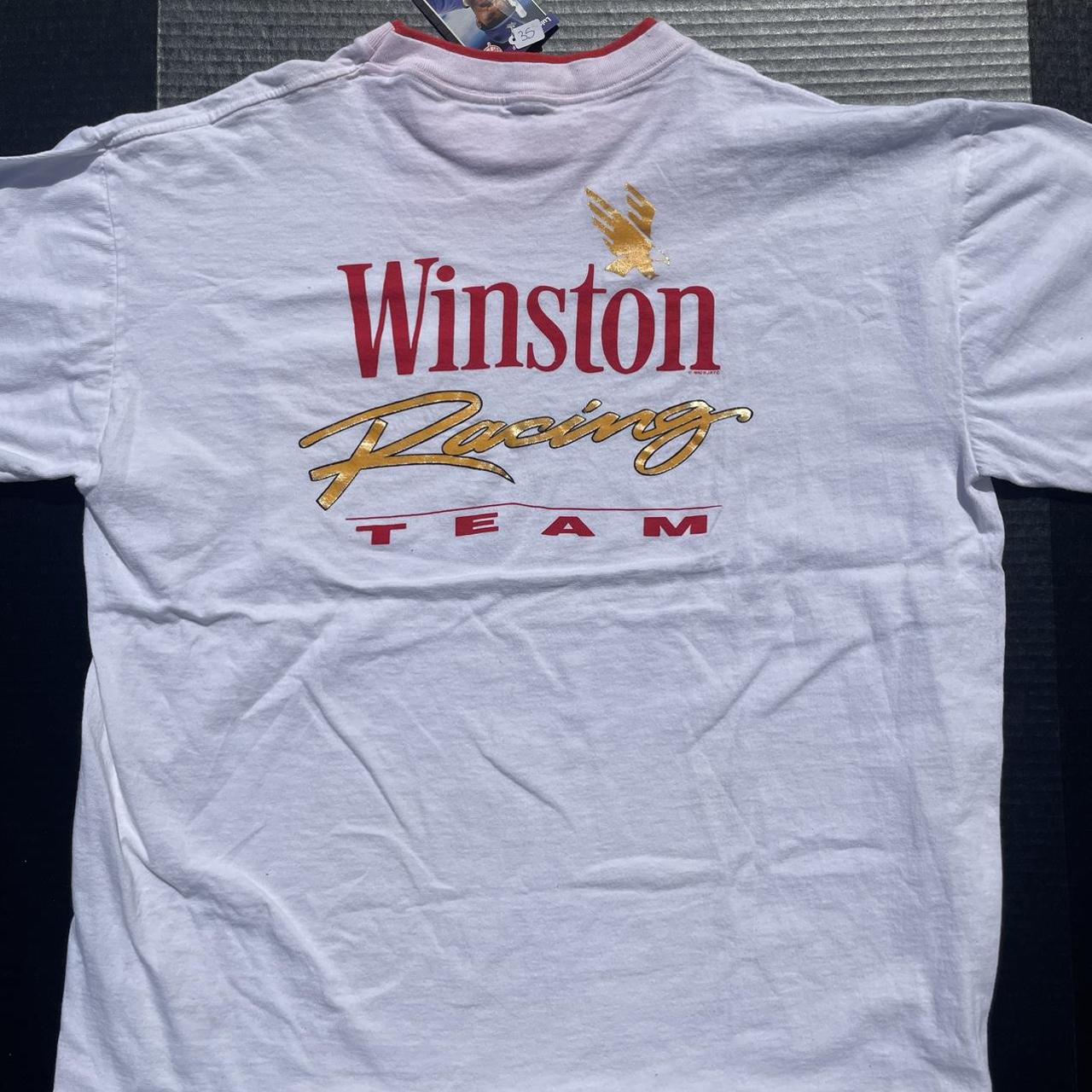 Y2K Winston Racing Team Small mark on left... - Depop
