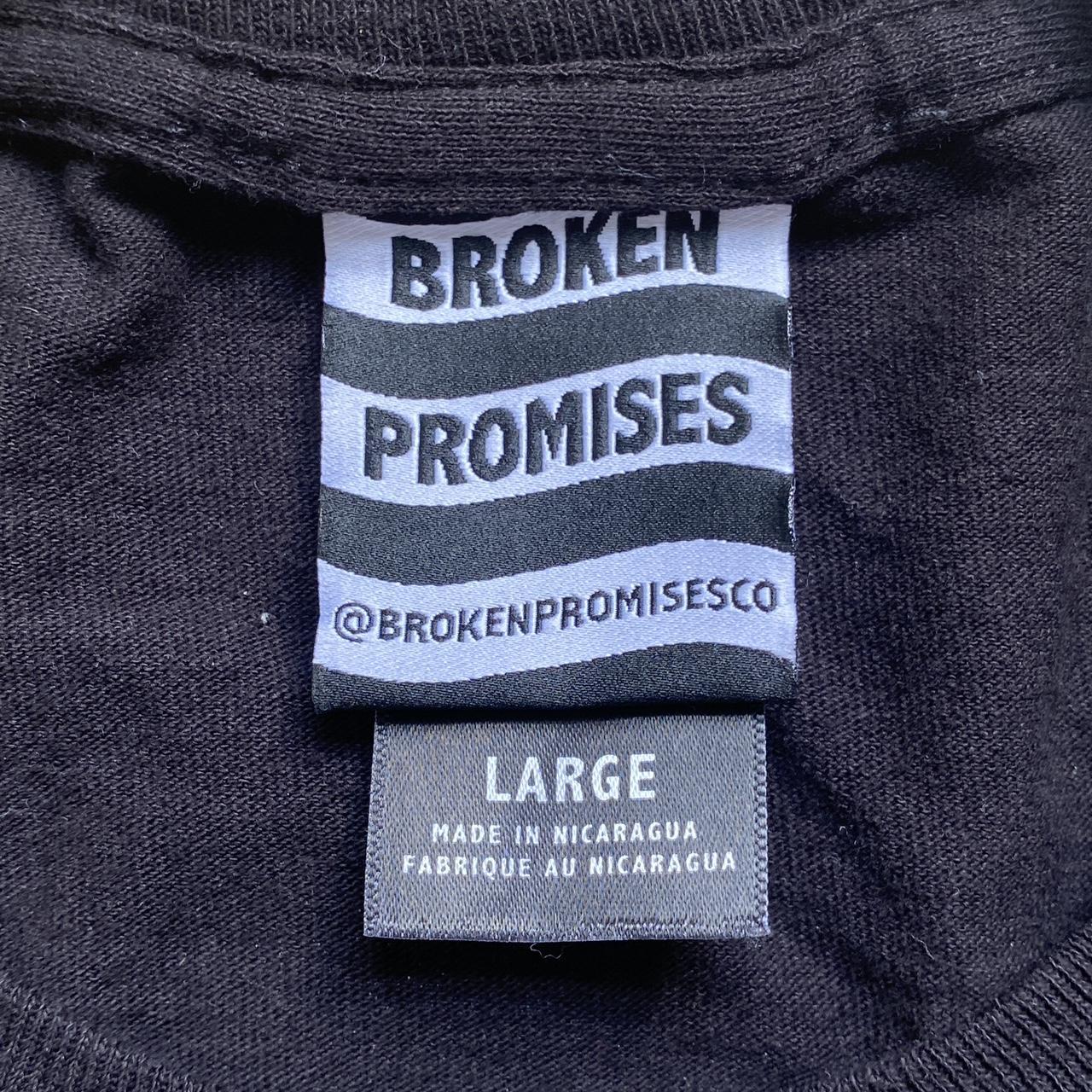 Broken Promises long sleeve black tee zumiez #skate... - Depop