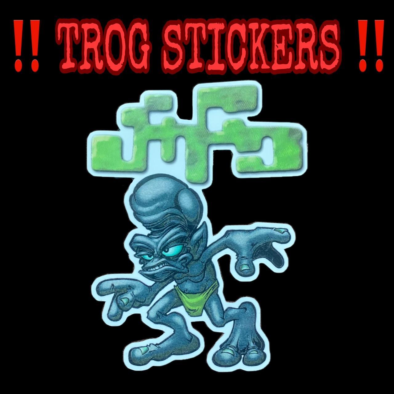 ‼️JNCO Trog Stickers‼️ MEASUREMENTS 📐 Height:... - Depop
