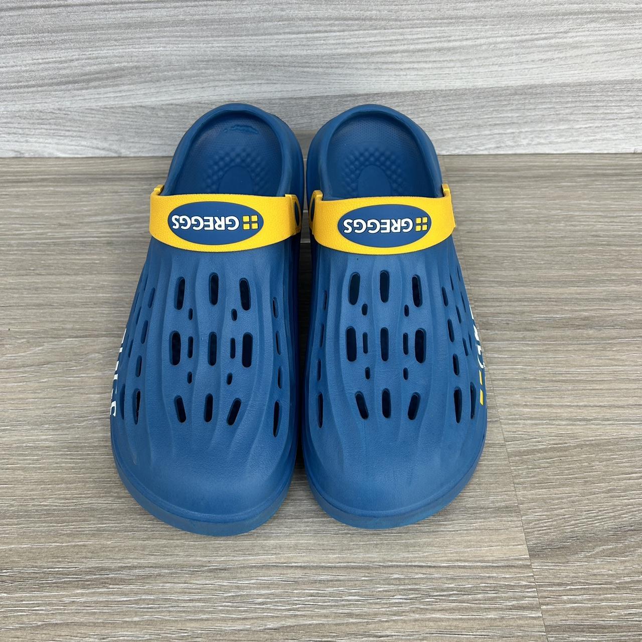 Greggs Themed Croc Style UK size 8 Very good used... - Depop