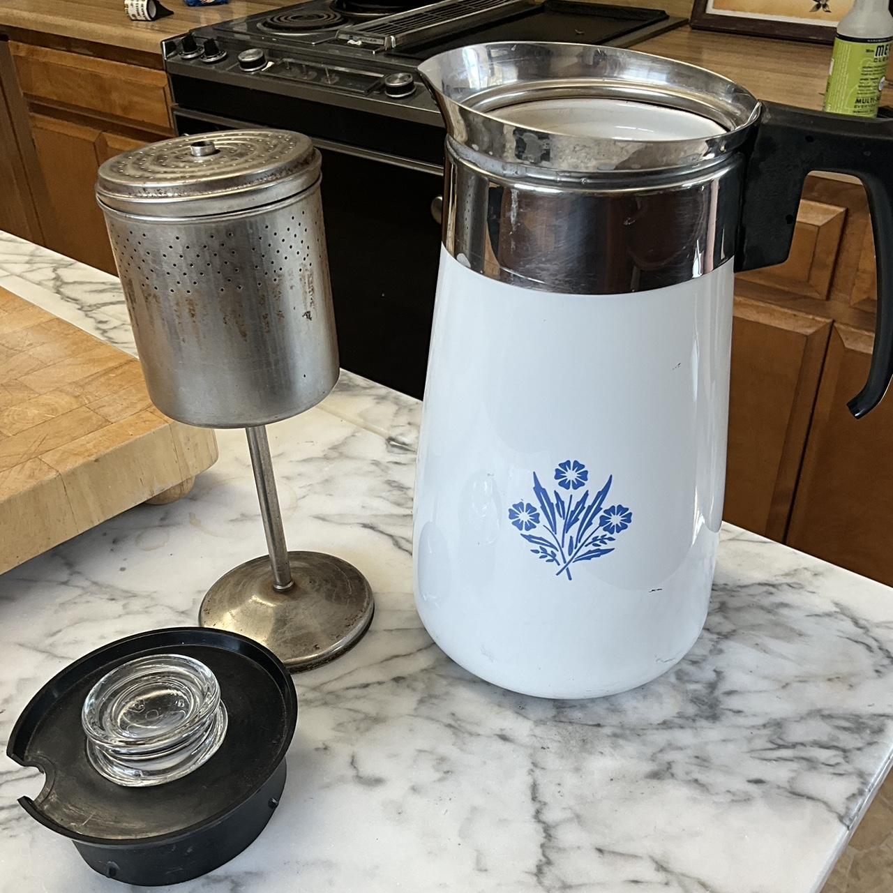 Vintage corning ware coffee percolator | Depop
