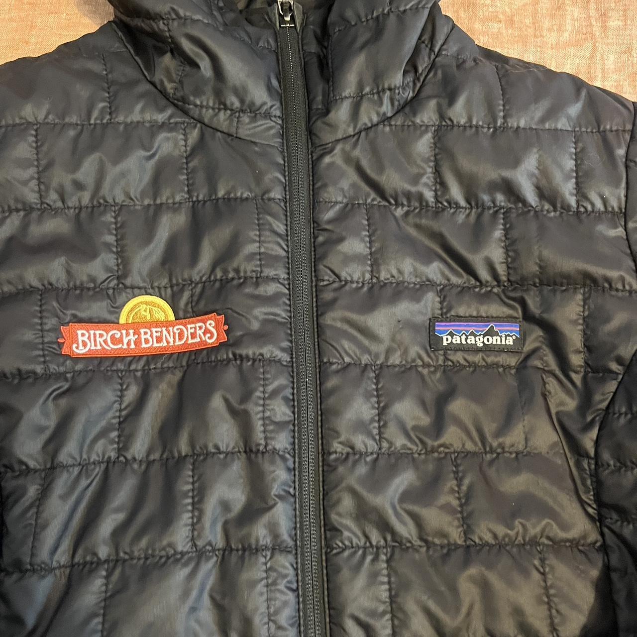 Patagonia nano puff embroidered women’s jacket with... - Depop