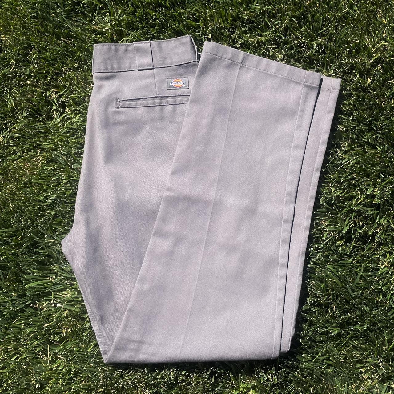 Grey Dickies 874 Original Fit Pants. Nice straight... - Depop