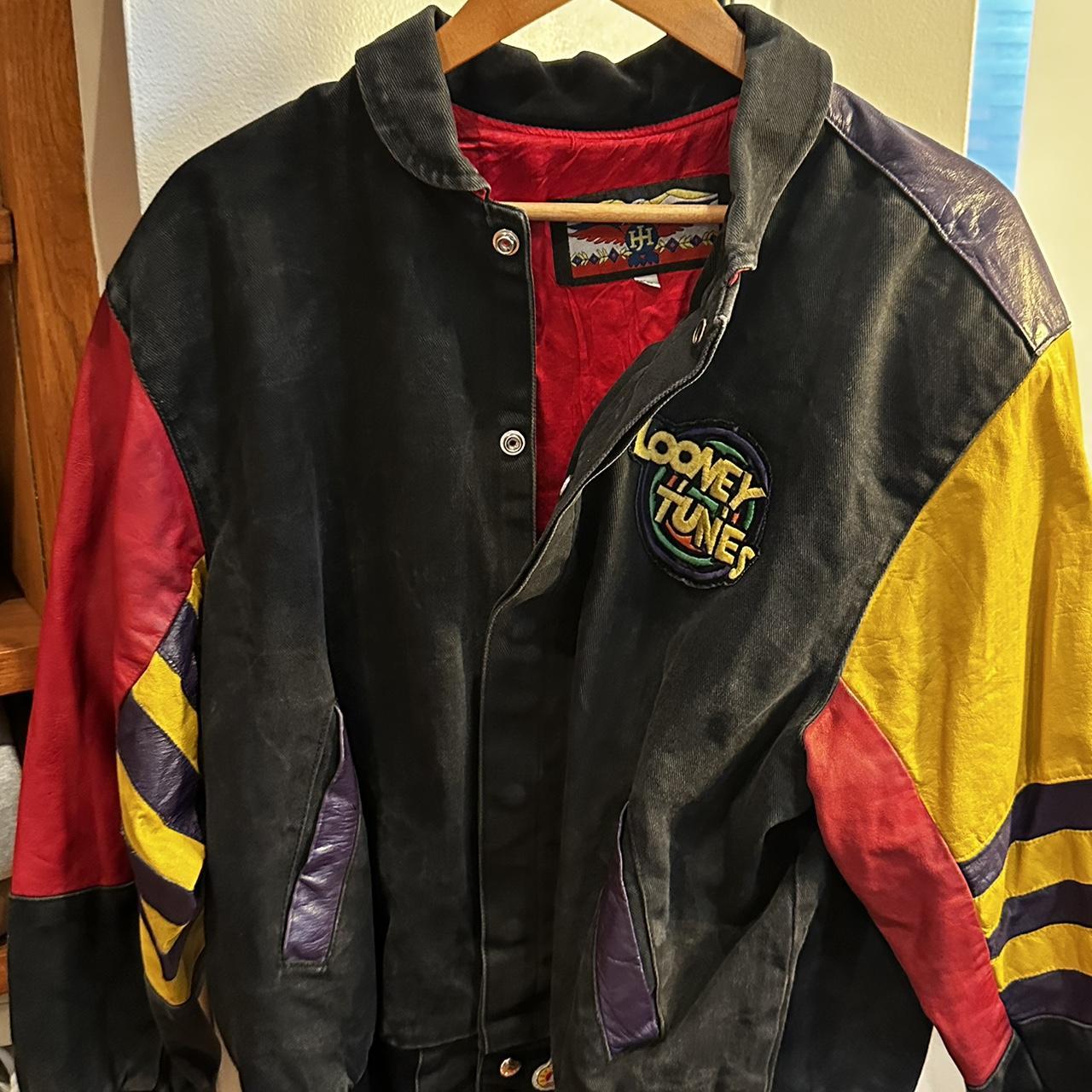 Jeff Hamilton 90s Looney Toons Jacket... - Depop